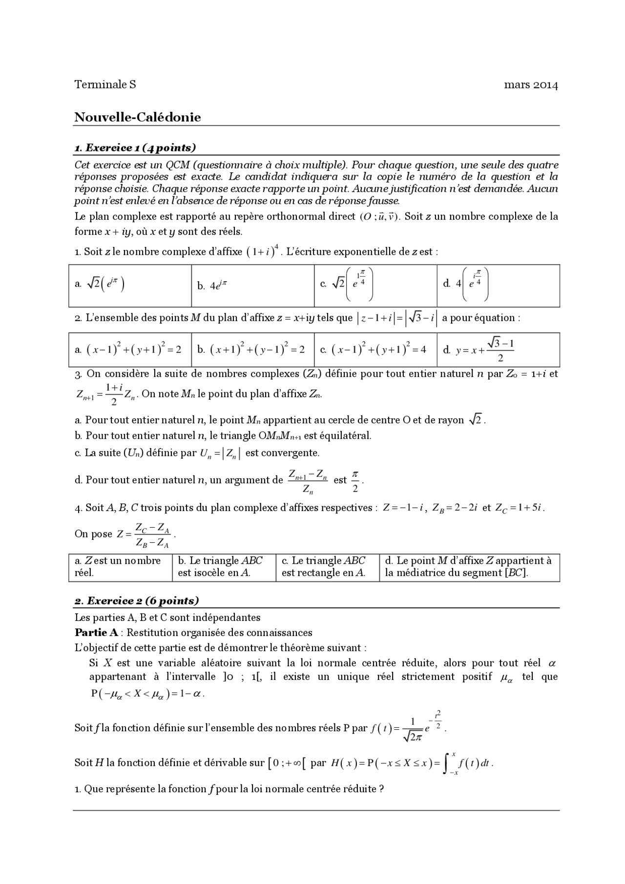 Statistiques Travaux Pratiques 26 Docsity