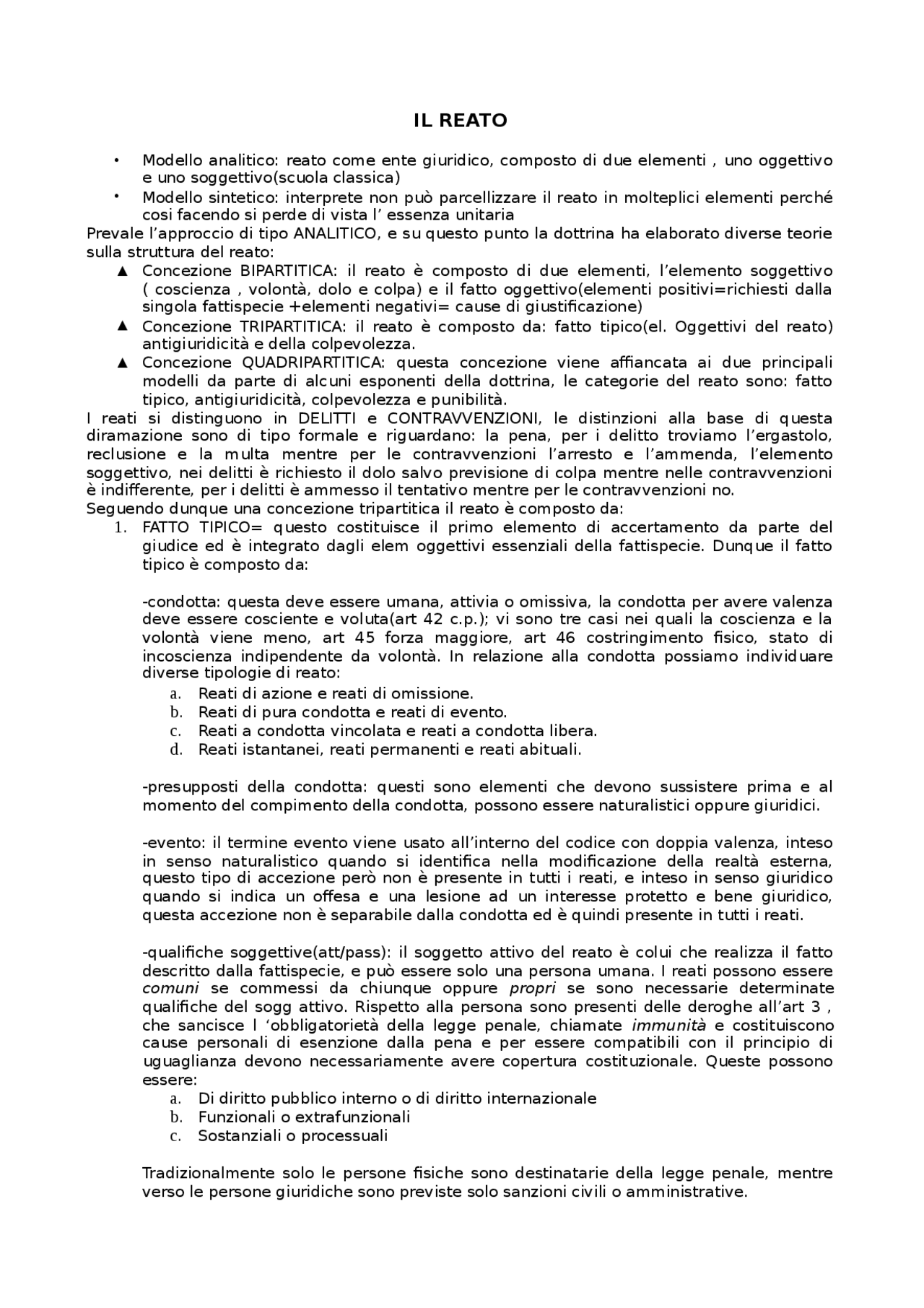 Diritto Penale Docsity