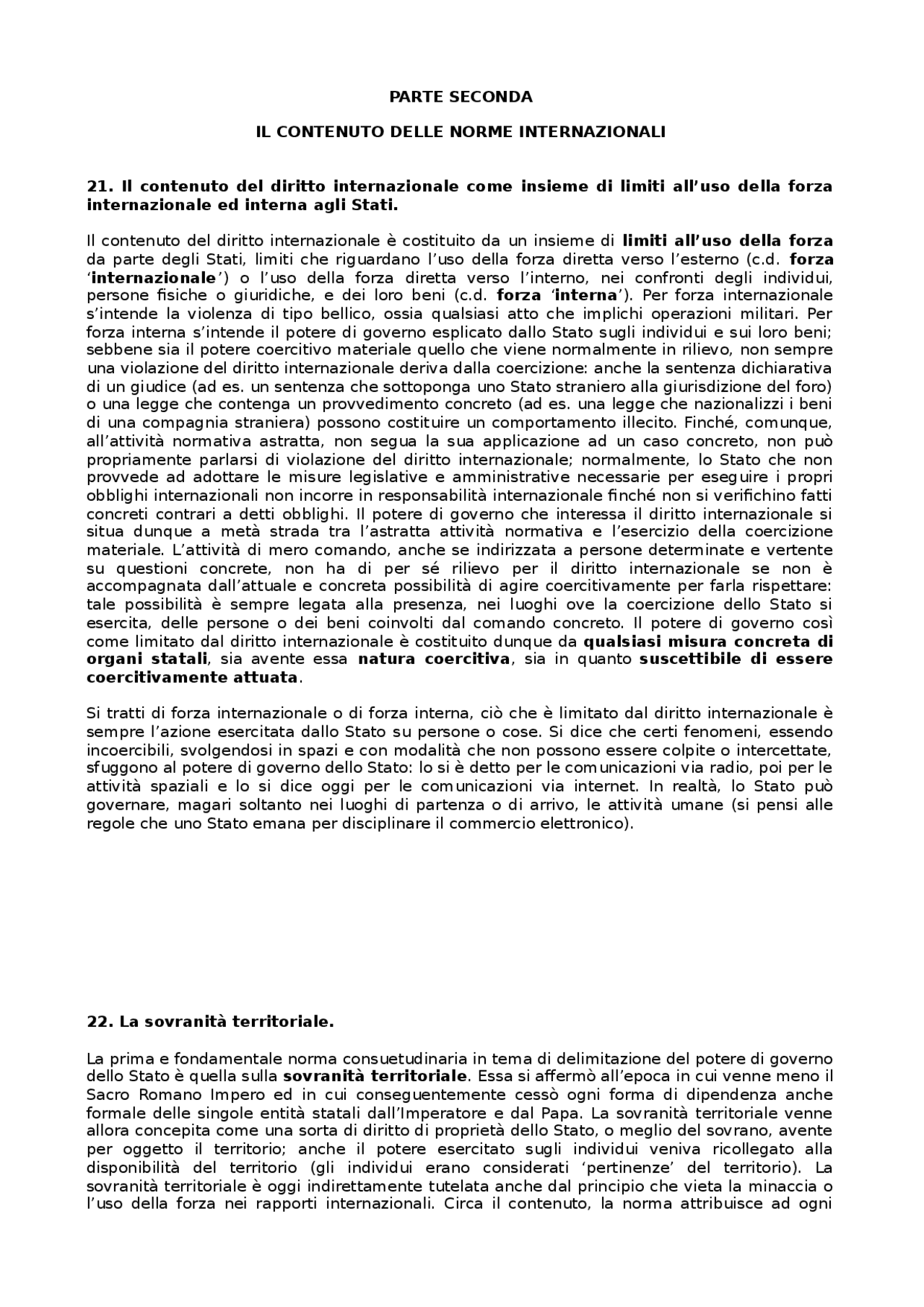 Conforti Parte Seconda Docsity