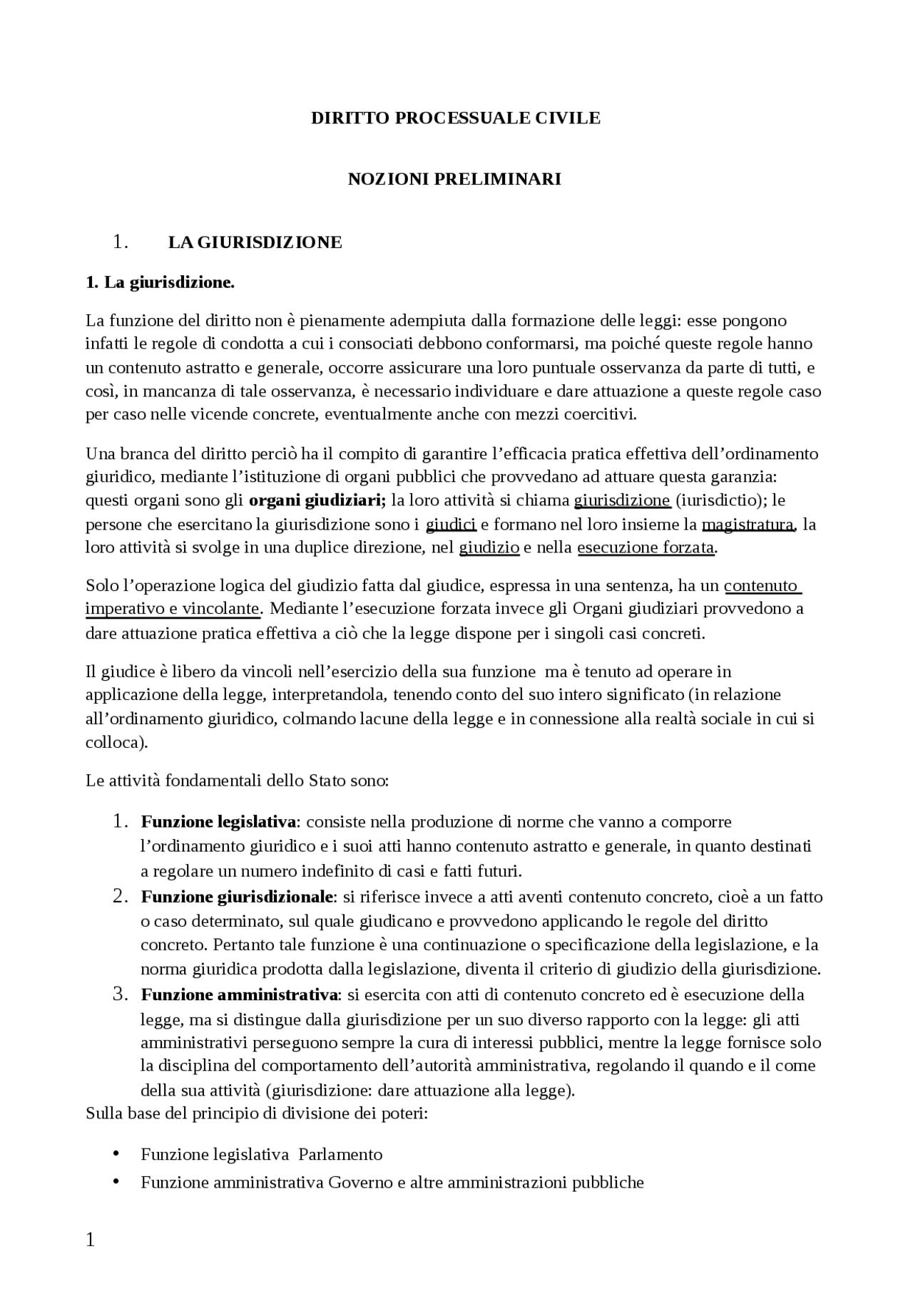 Riassunto Manuale Di Diritto Processuale Civile Principi Liebman Docsity