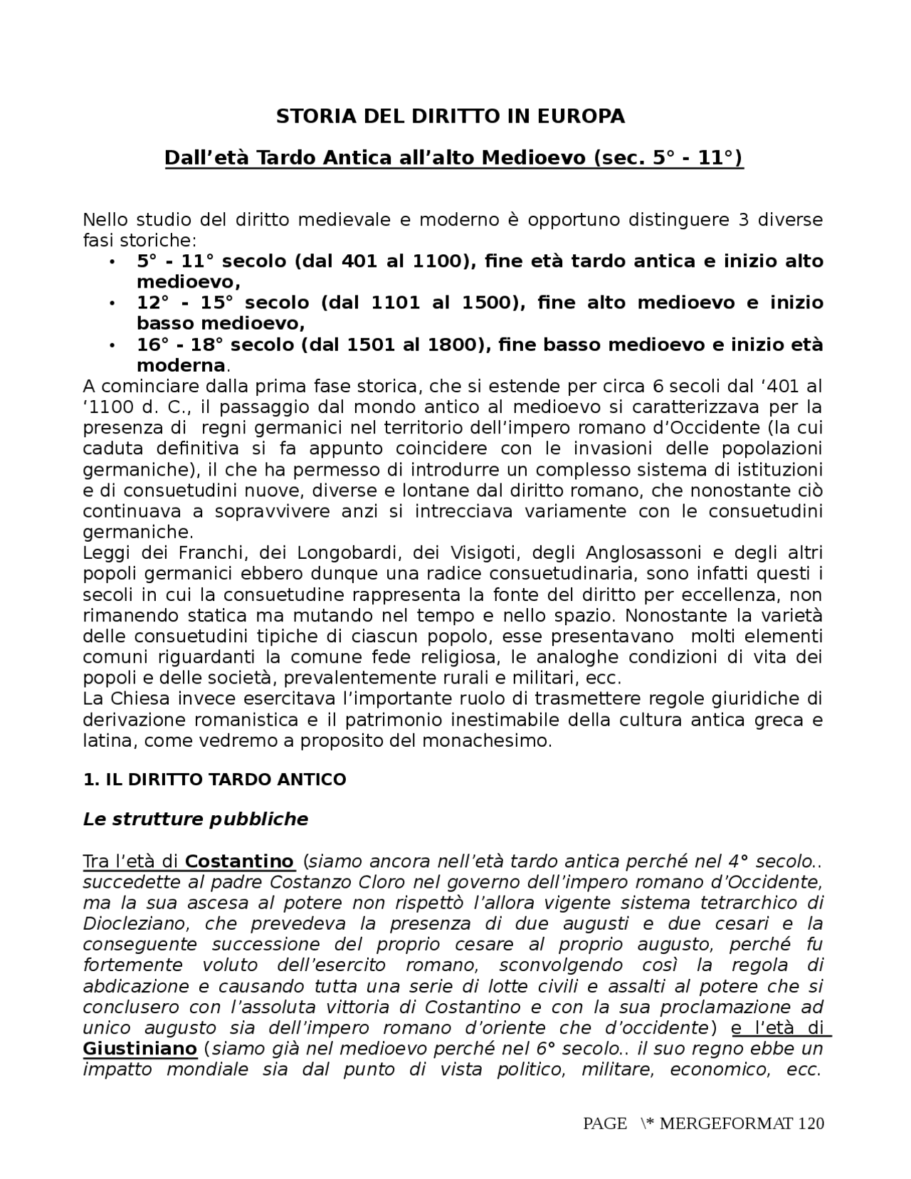 Padoa Schioppa Storia Del Diritto Italiano Docsity