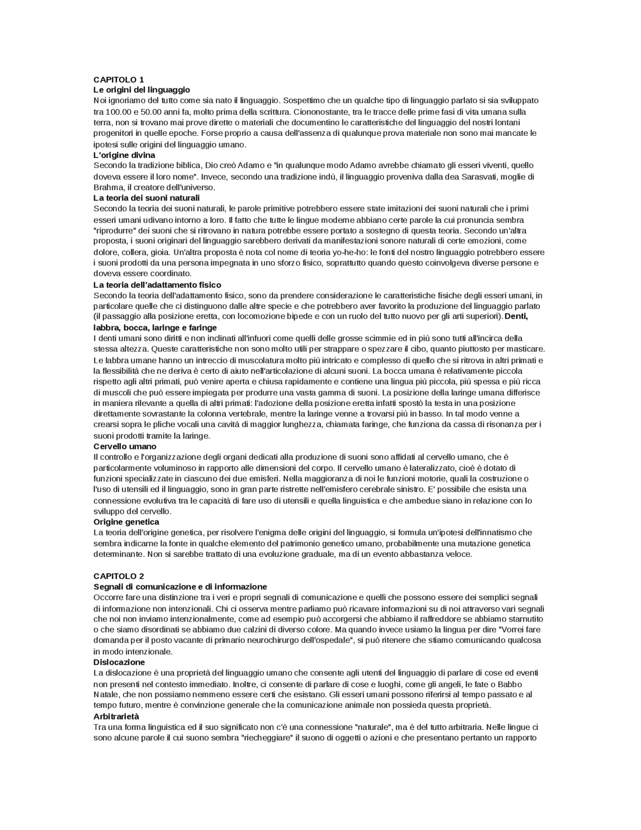 Introduzione Alla Linguistica Yule Docsity