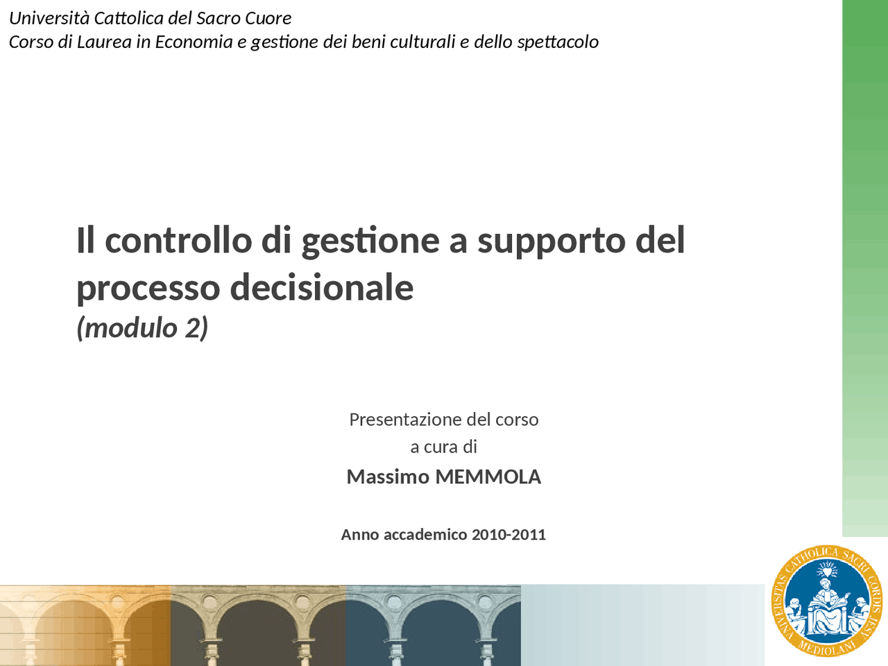 03 Modulo 2 Costi E Decisioni Docsity