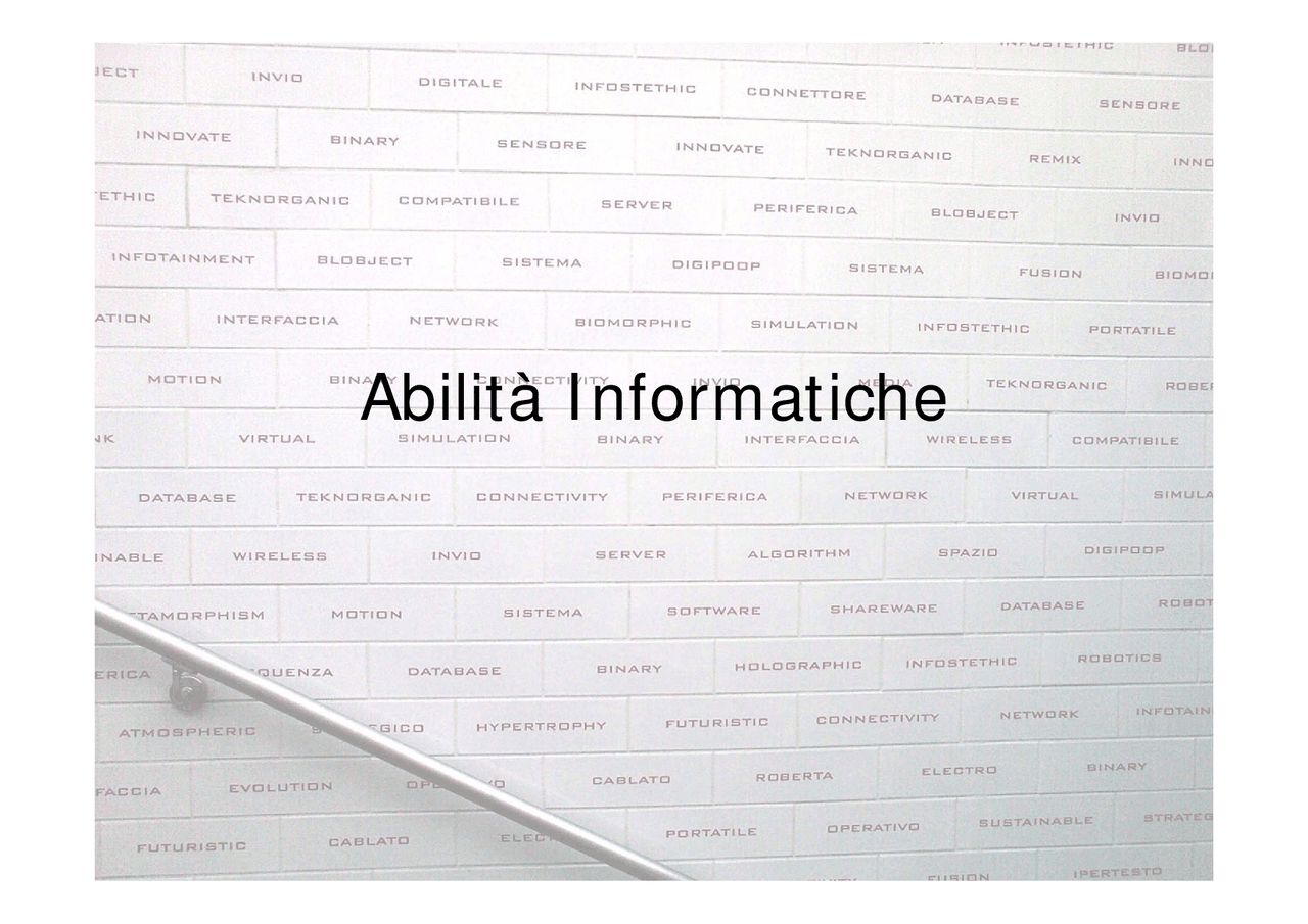 Abilita Informatiche 02 Hardware Docsity
