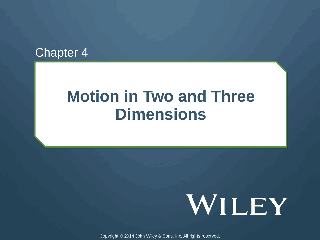 Motion In Two Or Three Dimensions Lecture Slides Phys 121 Docsity