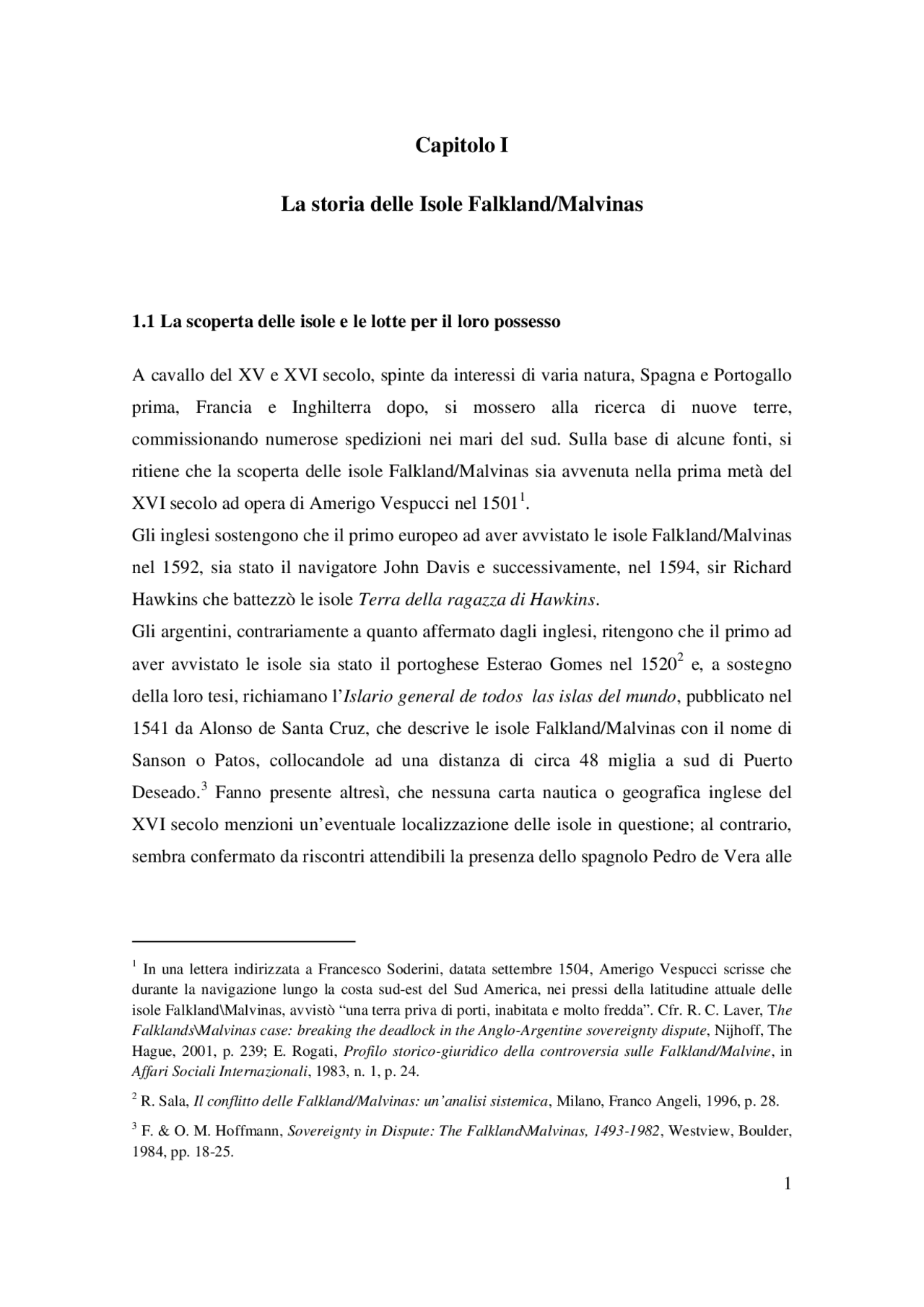 Capitolo 1.- Tesi di Laurea Specialistica Relazioni e Politiche ...