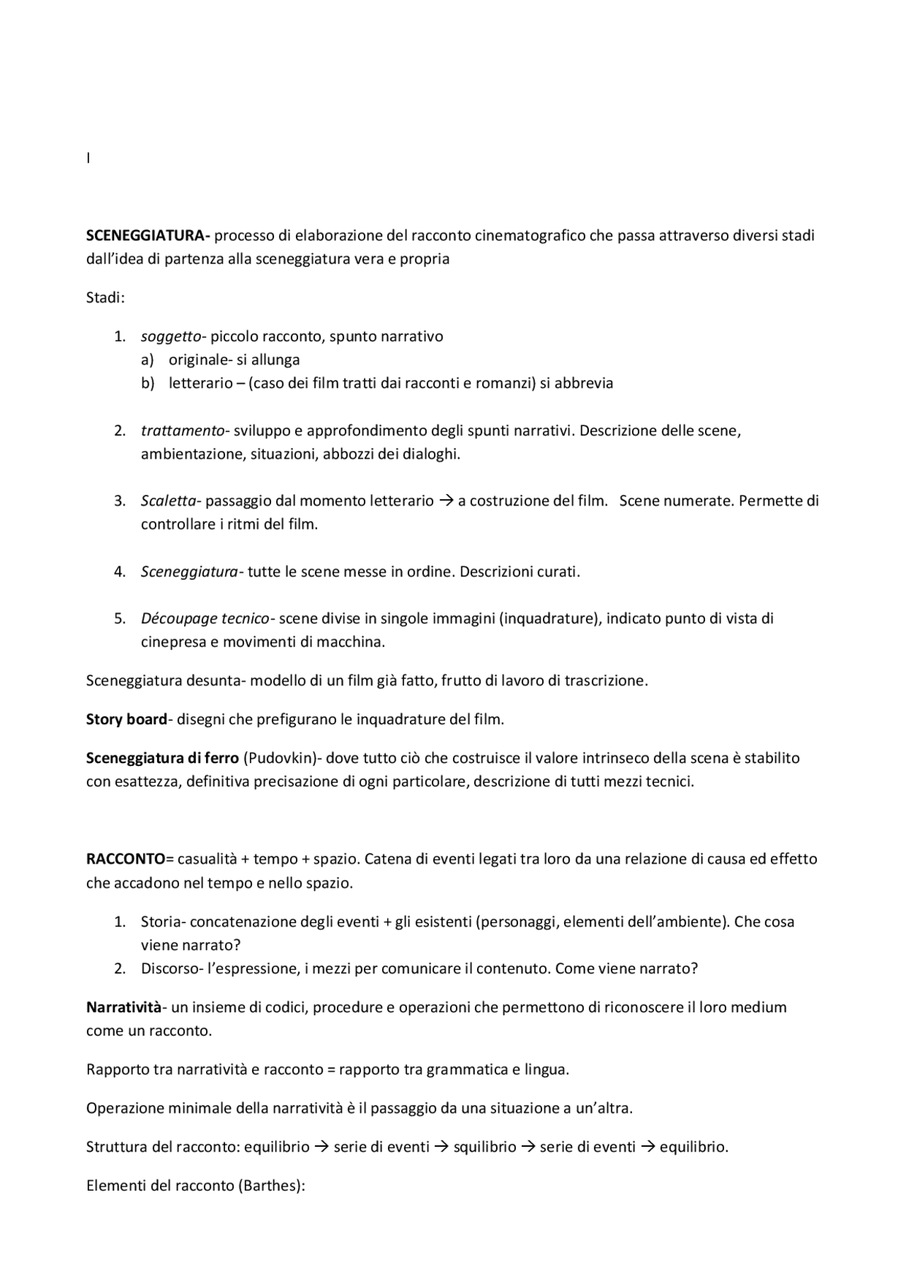 Manuale Del Film Rondolino Riassunto Docsity