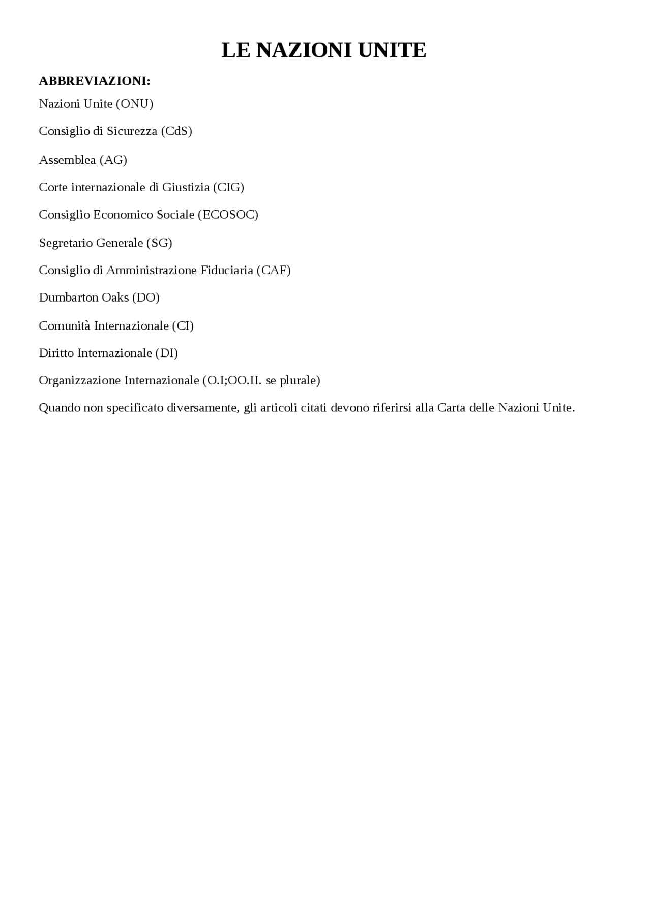 Conforti Focarelli Le Nazioni Unite Docsity