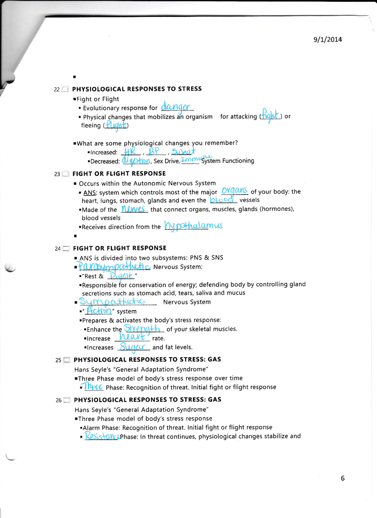 The Psychology of Adjustment - Physiological Responses to Stress | PSYC ...