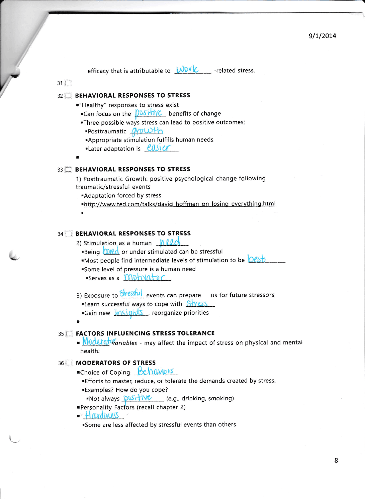 Behavioral Response to Stress - The Psychology of Adjustment | PSYC ...