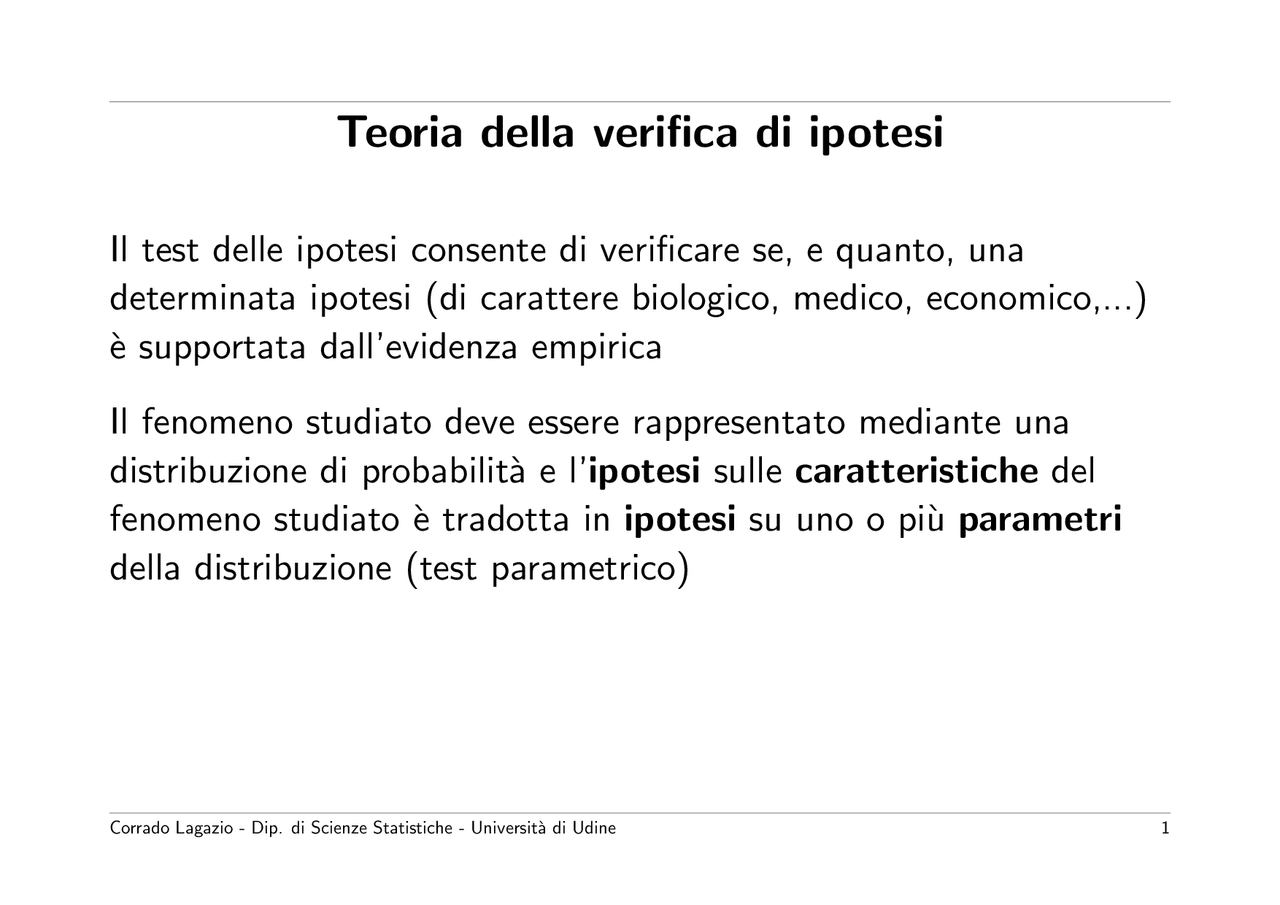 Statistica Docsity