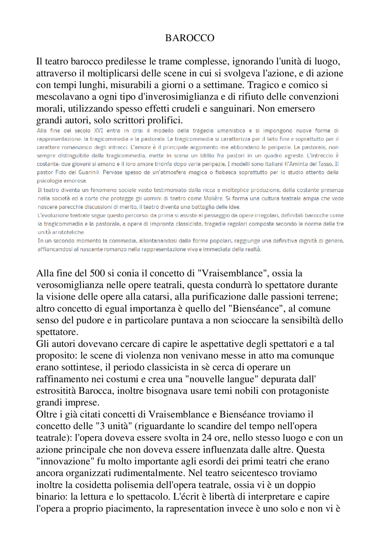 Appunti Sulla Storia Del Teatro Francese Barocco Appunti Di