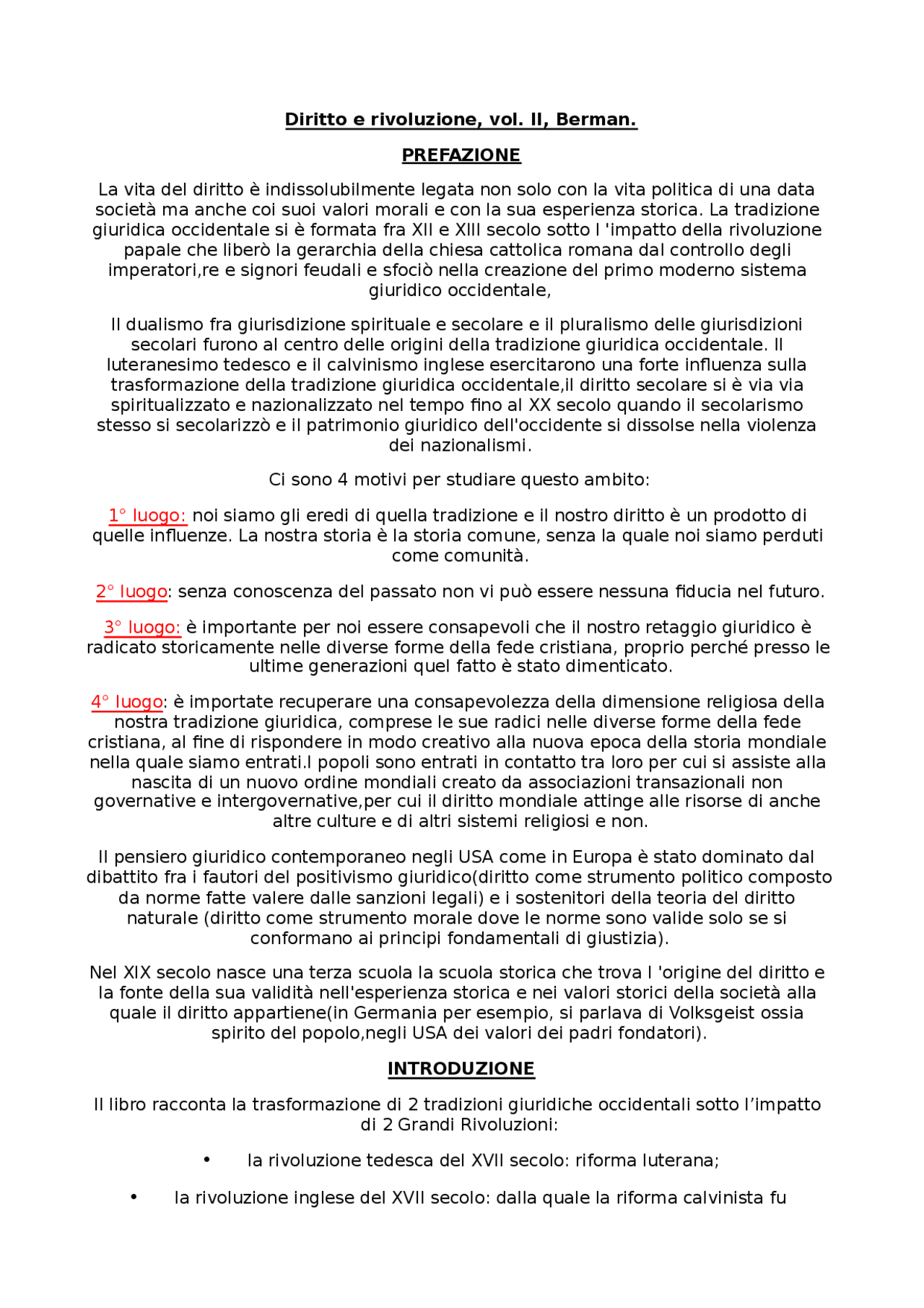 Riassunti Diritto E Rivoluzione 2 Copia Docsity