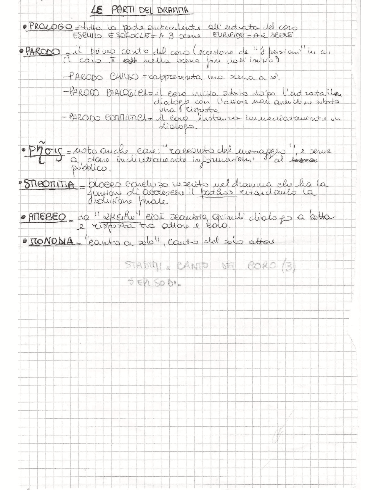 Sintesi Completa Tragedie Greche E Tragediografi Docsity