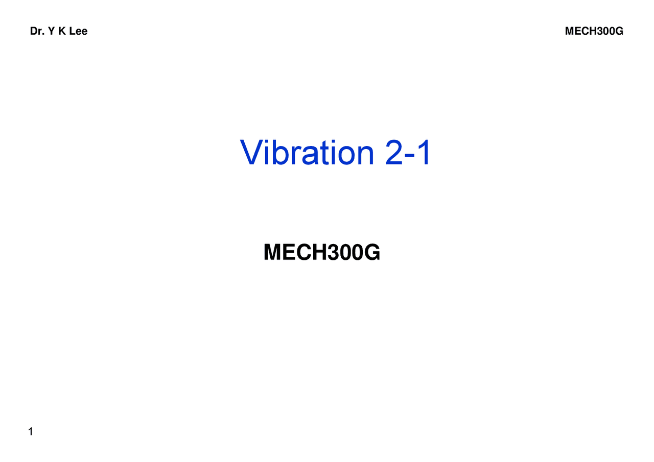 Mech300 2 0 - Docsity