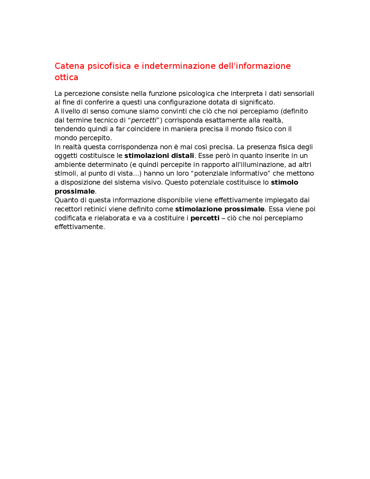 Domande E Risposte Esame Di Psicologia Cognitiva Prove Desame Di