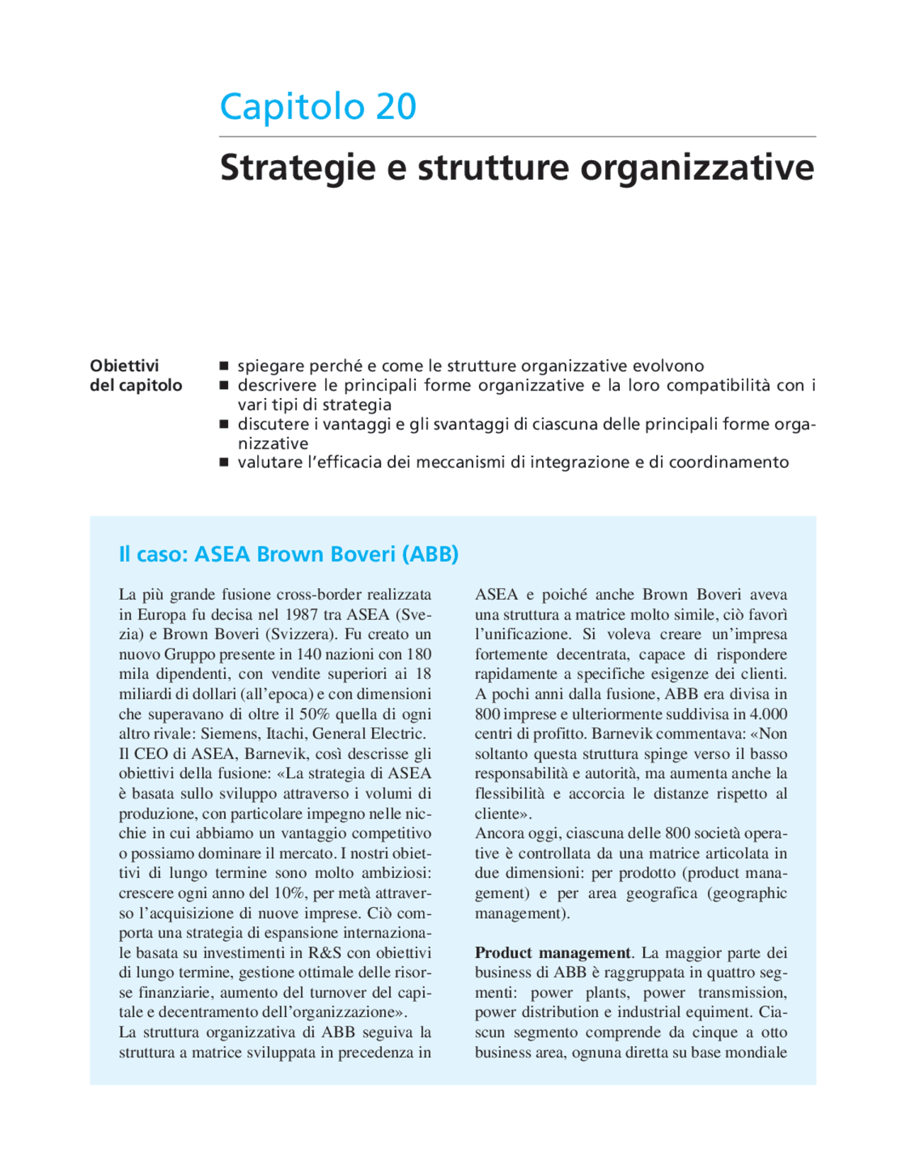 Strutture organizzative nella storia d'impresa - Docsity