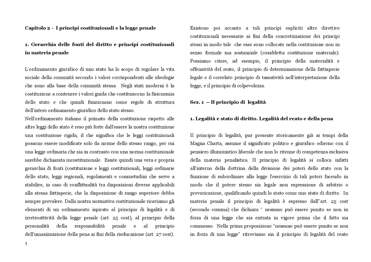 Manuale Diritto Penale Docsity