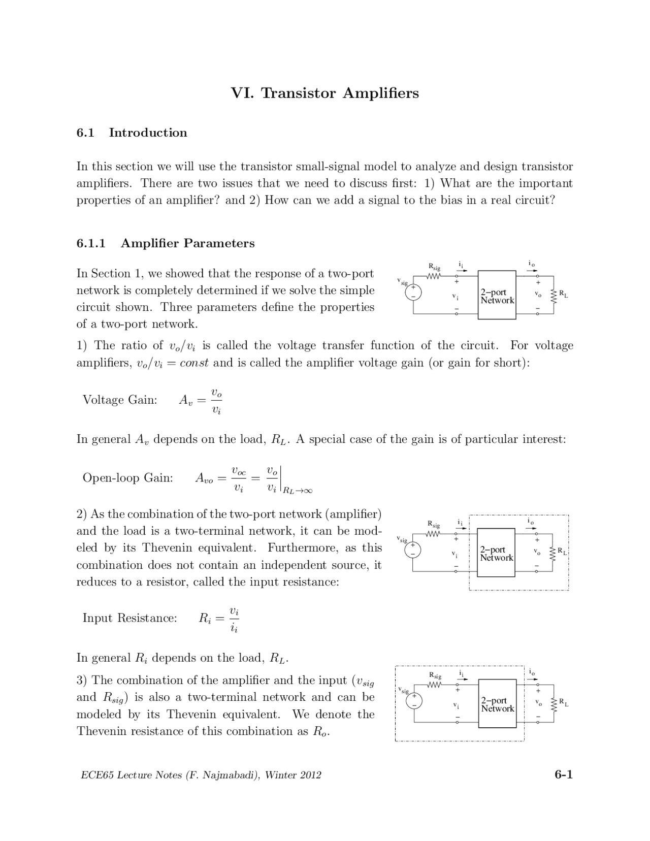 Transistor Amplifiers Docsity