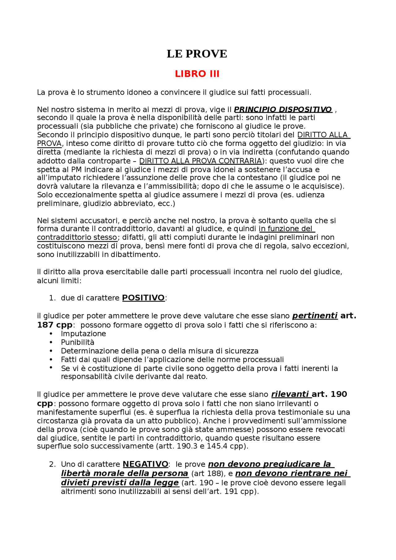 Le Prove Docsity