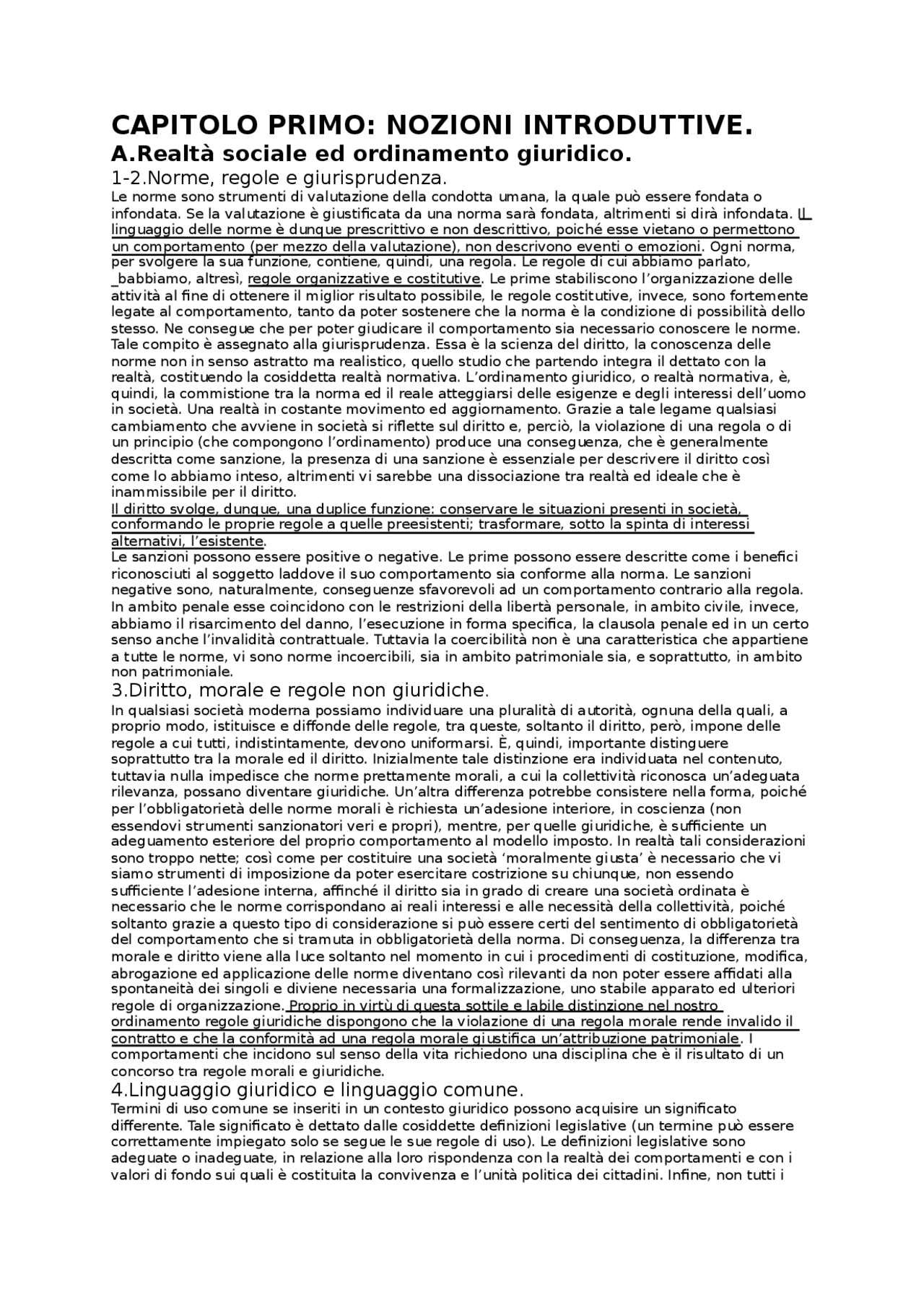 Manuale Di Diritto Civile Riassunto Docsity