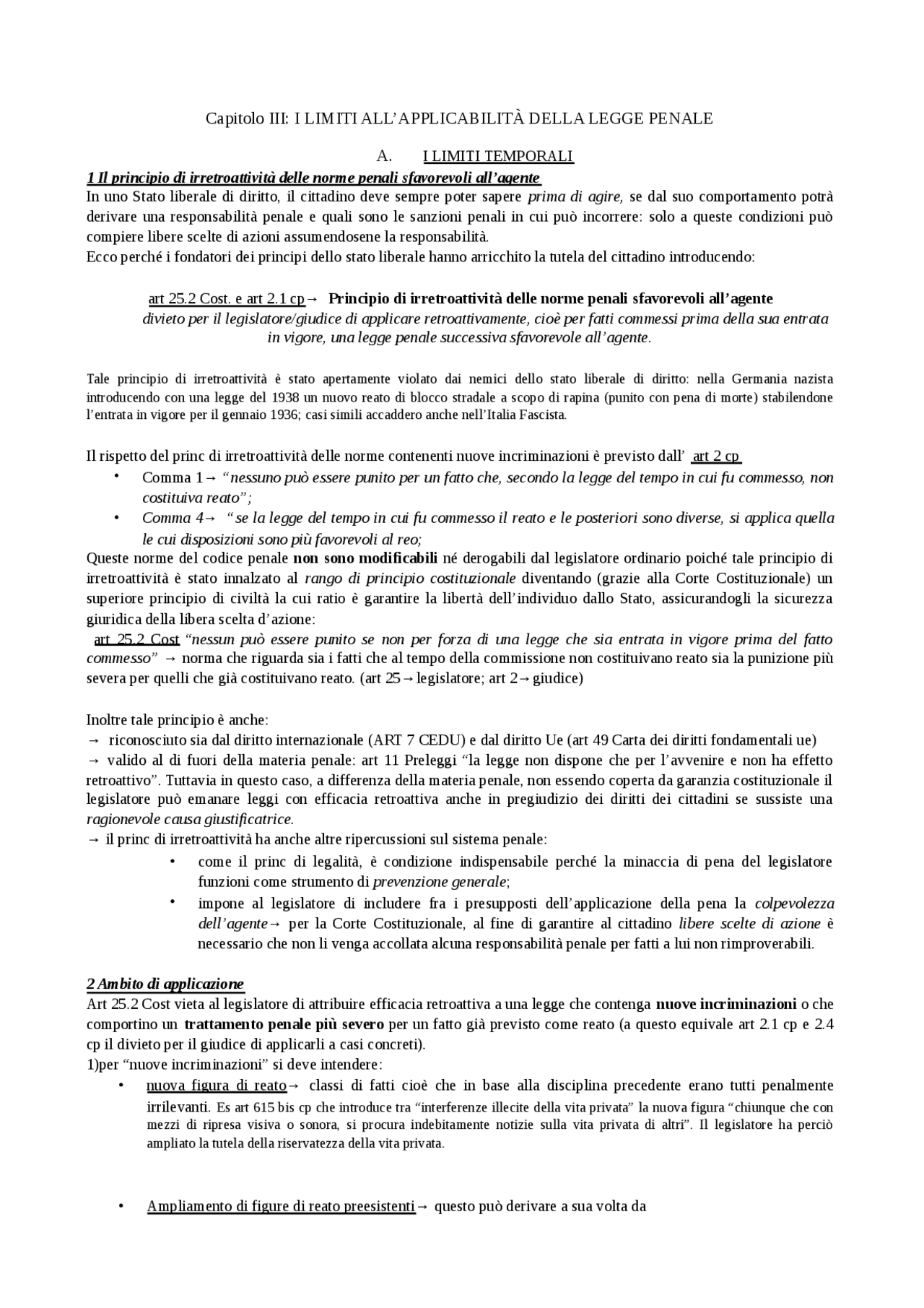 Capitolo Iii Parte 1 Docsity