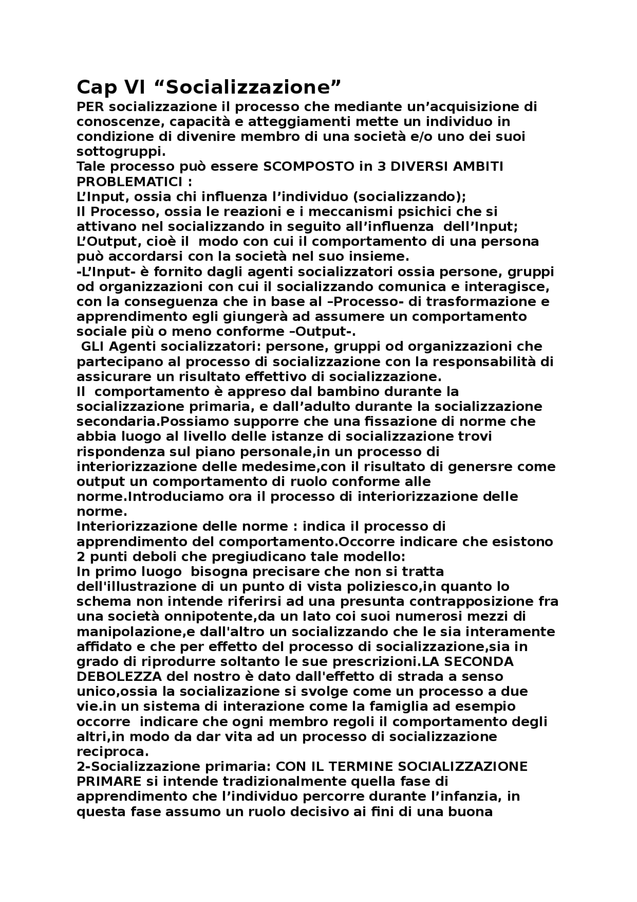 Socializzazione Con Modifiche Docsity