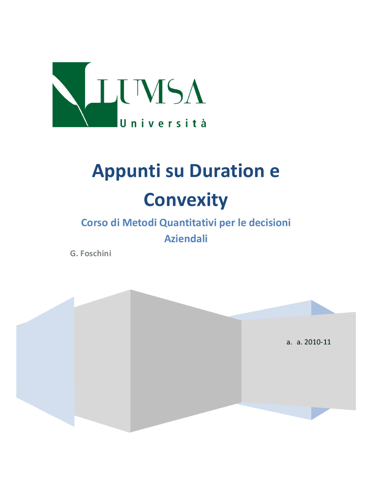 Duration Convexity Docsity