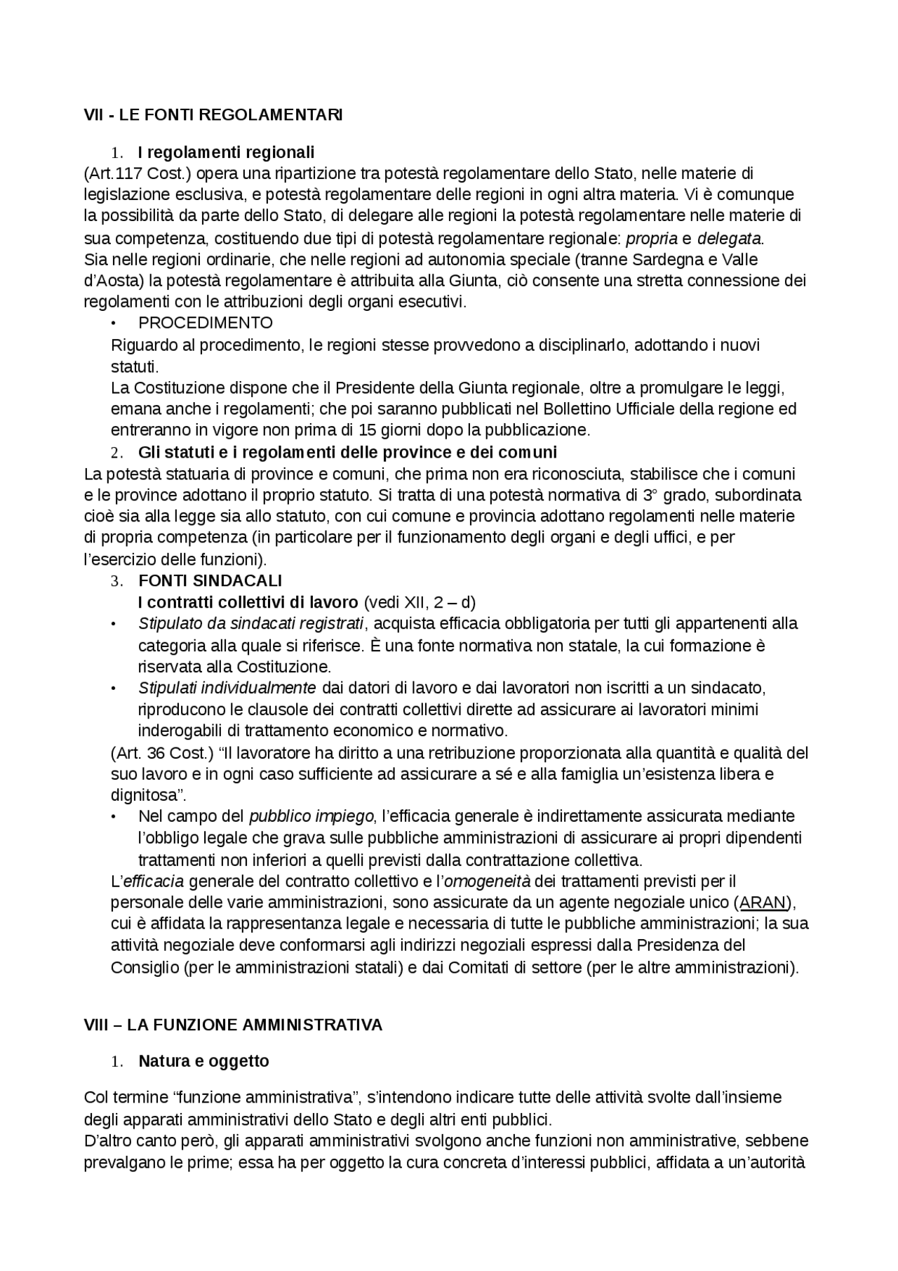 Diritto Pubblico Martines Docsity