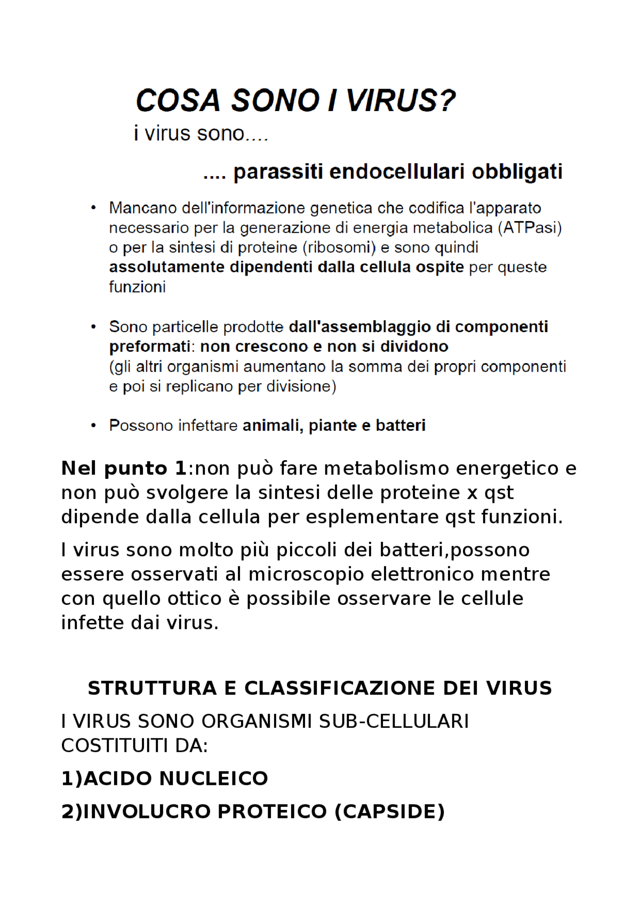 Appunti Sui Virus Docsity