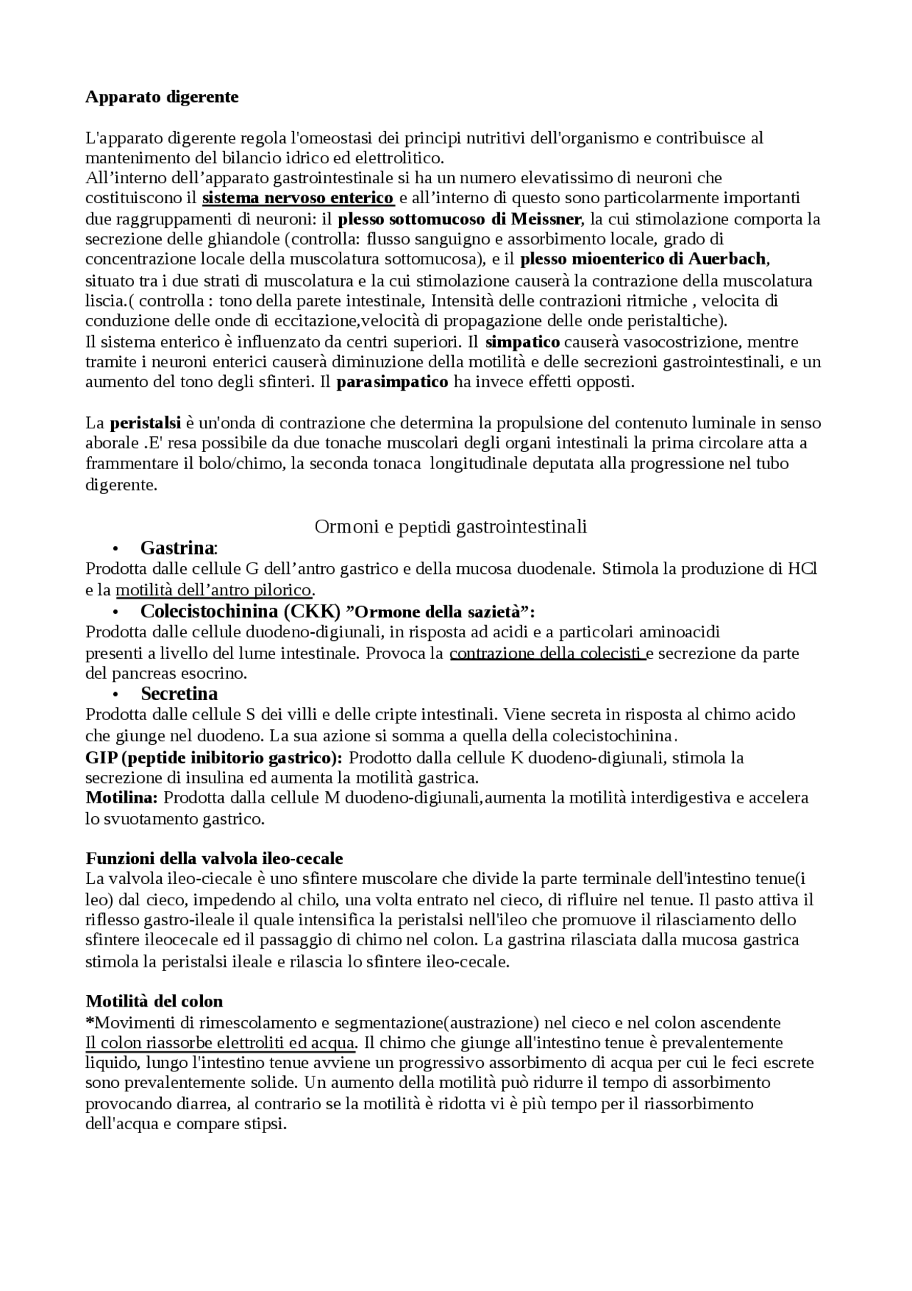 Fisiologia Cdl In Infermieristica Parte 3 Di 4 Docsity
