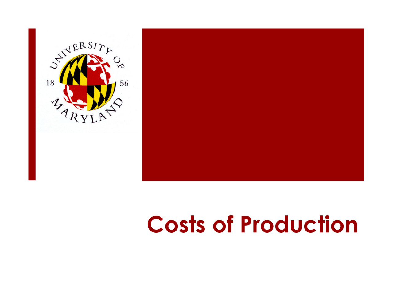 Costs Of Production Slides Principles Of Microeconomics Econ 200
