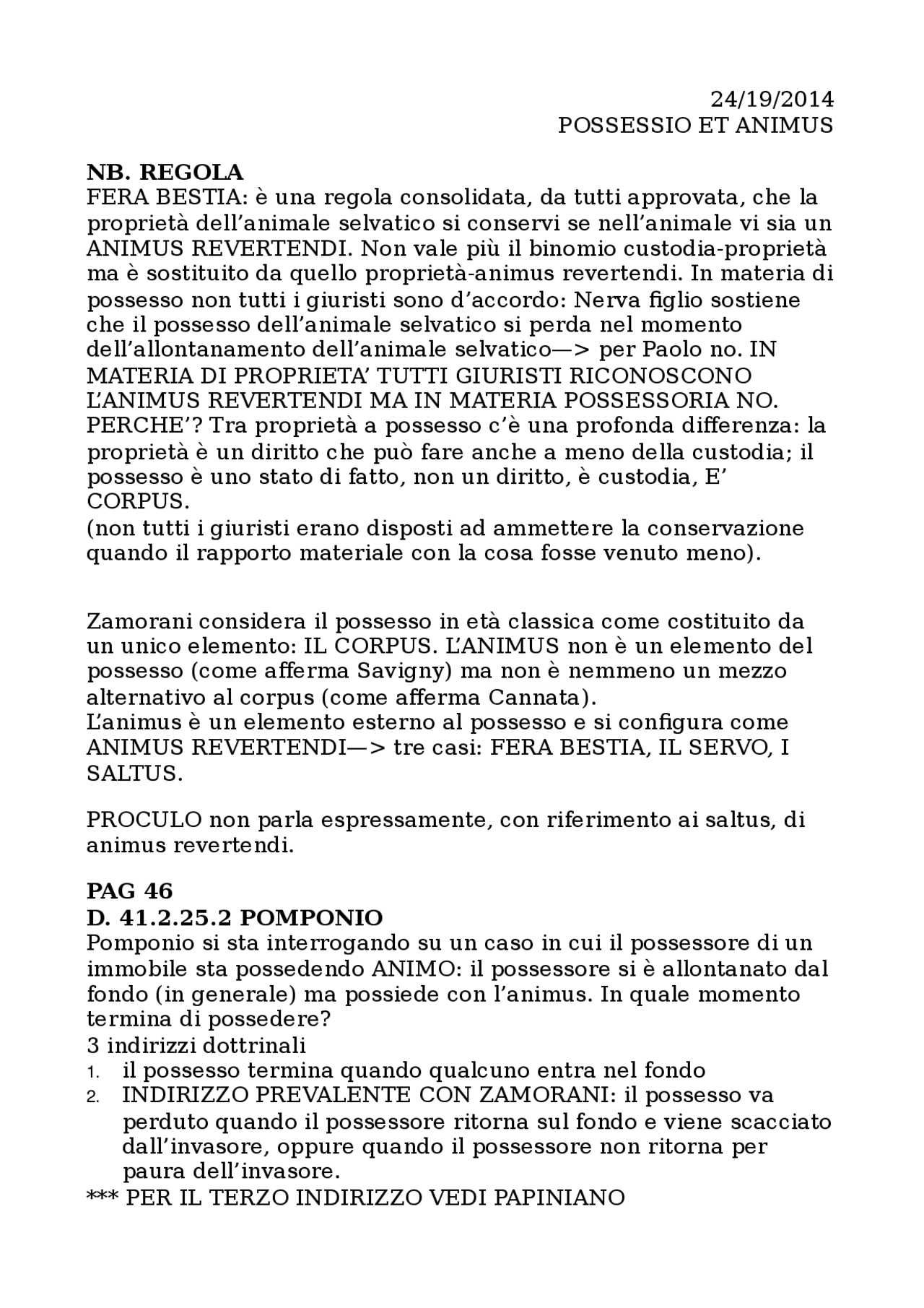 Esegesi Delle Fonti Del Diritto Romano Docsity