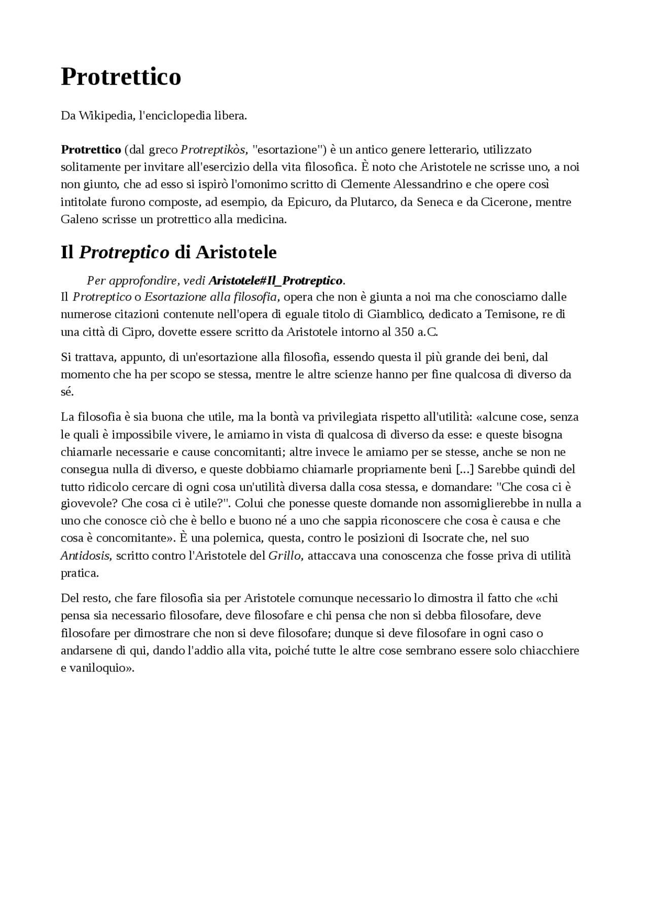 Aristotele Docsity