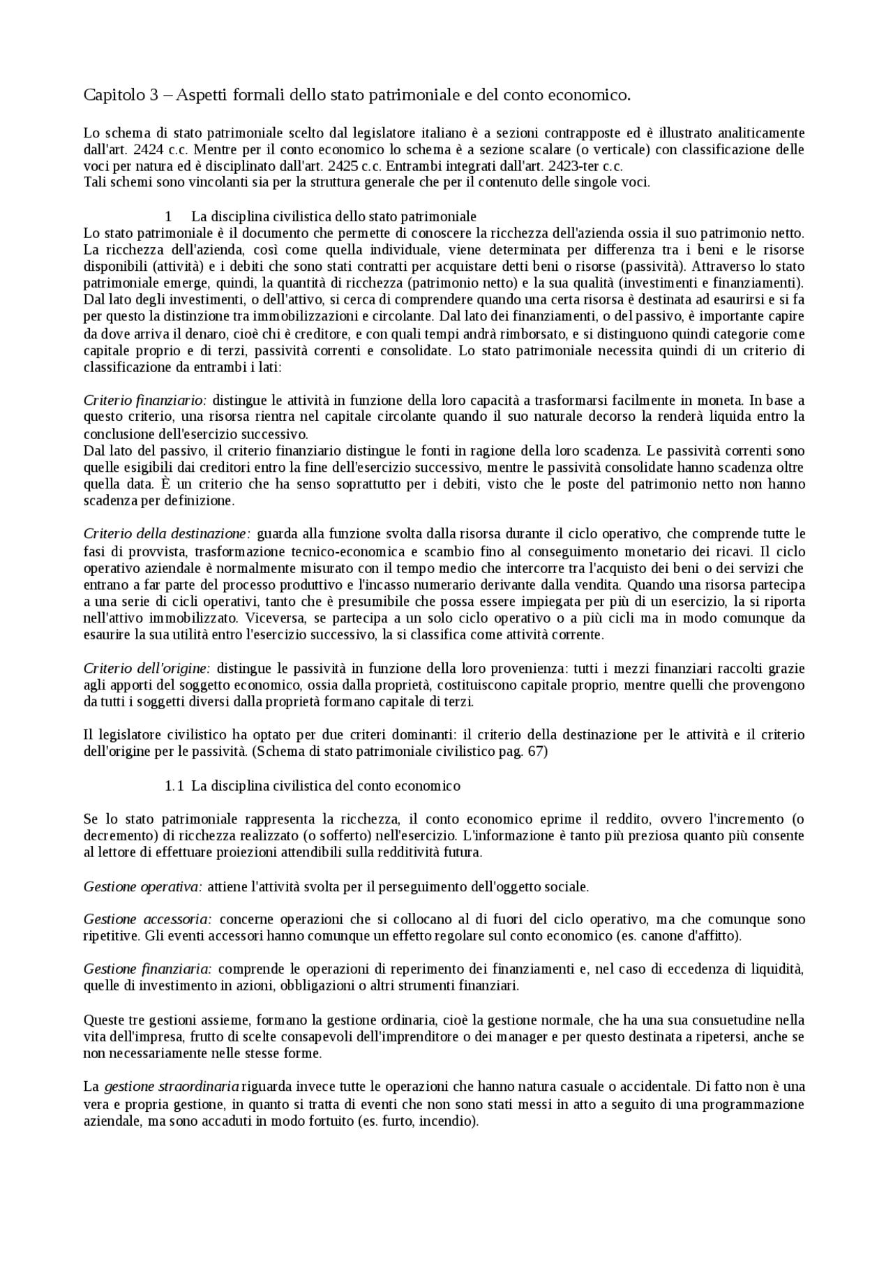 Riassunti Docsity
