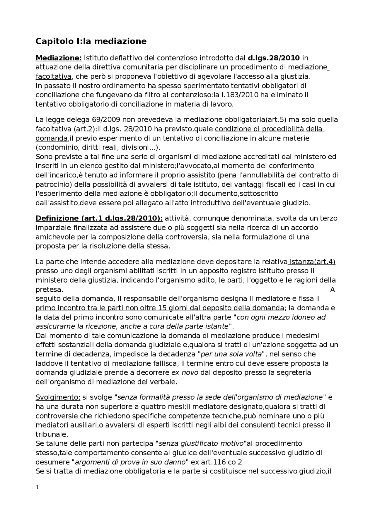 Riassunto Diritto Processuale Civile Balena Vol2 Docsity