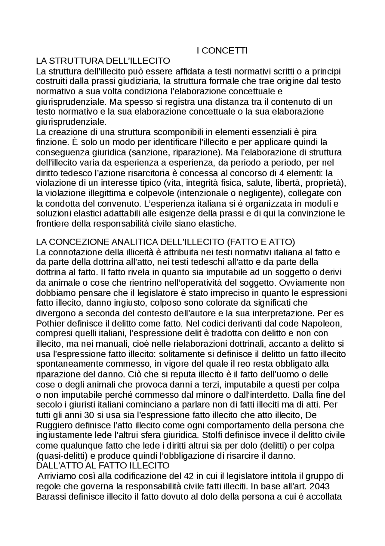 La Responsabilità Civile Alpa Docsity
