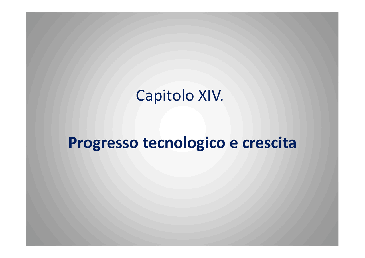 Slide Capitolo 14 Macroeconomia Blanchard Docsity