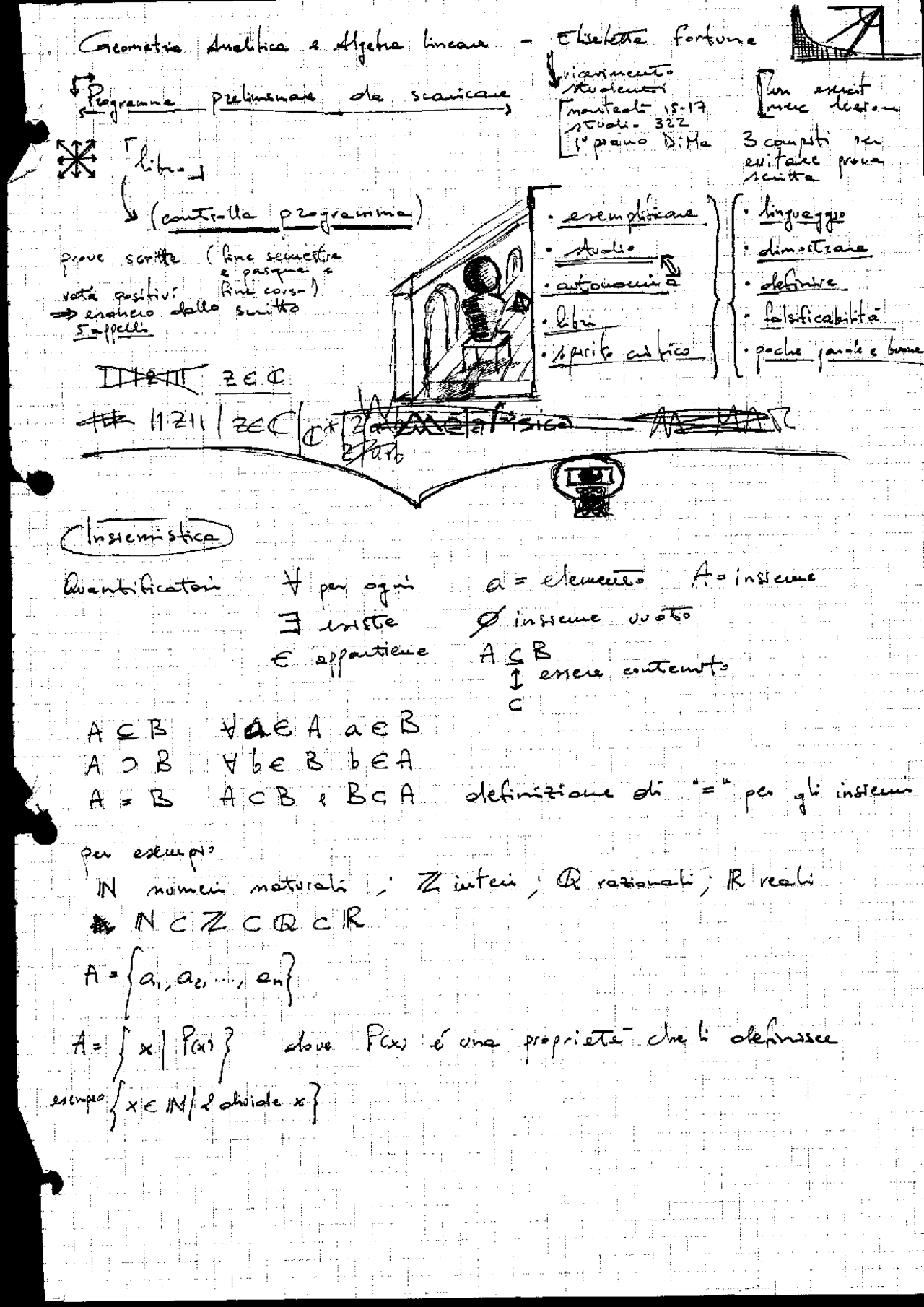 Appunti Di Geometria Analitica E Algebra Lineare 1 Docsity