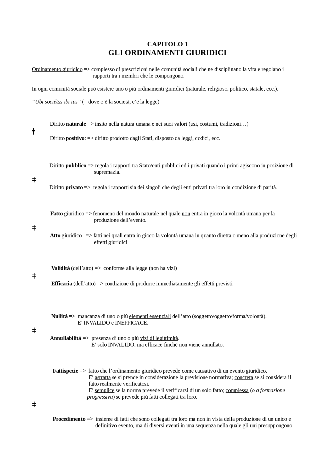 Riassunto Manuale Di Diritto Pubblico Rossano Docsity