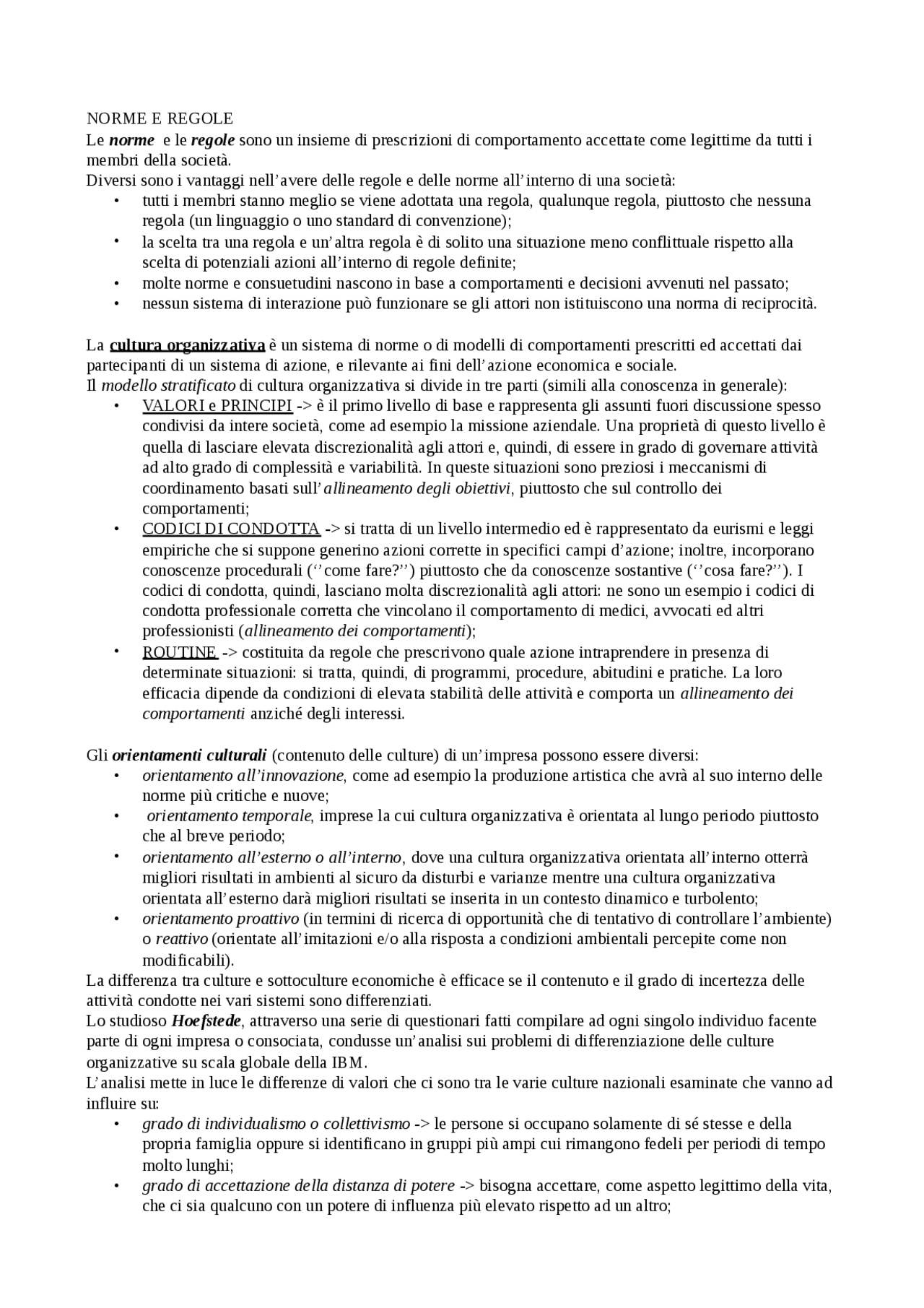 Norme E Regole Docsity
