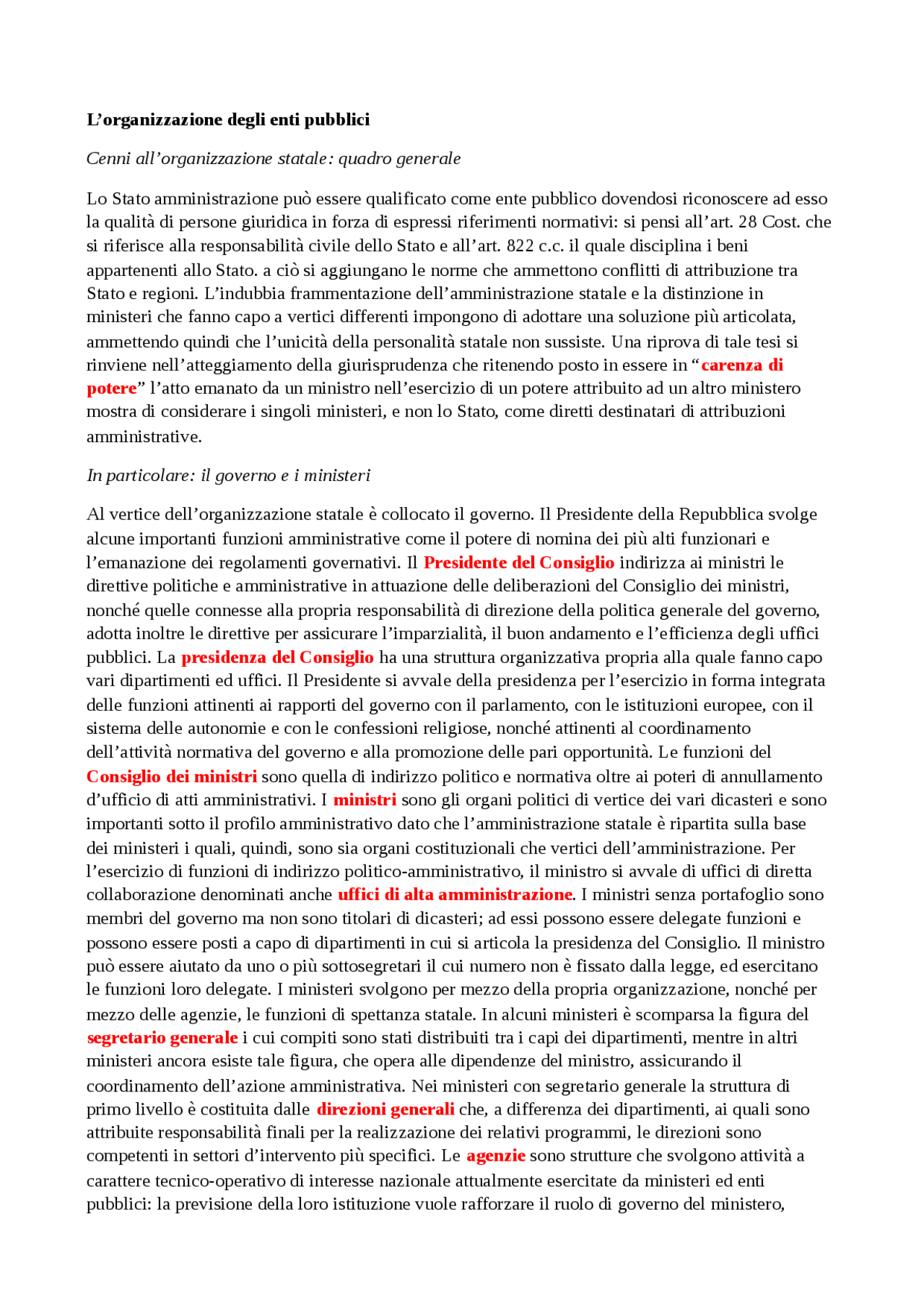 Diritto Amministrativo Elio Casetta 2014 Docsity