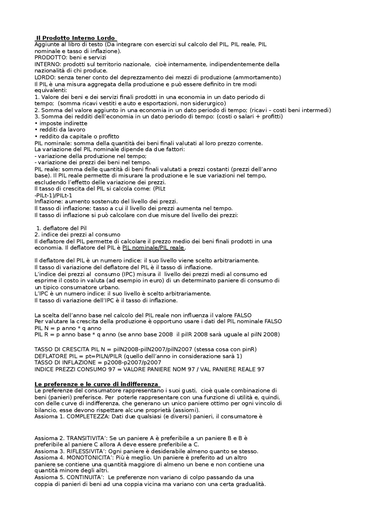 Scienze Delle Finanze Docsity