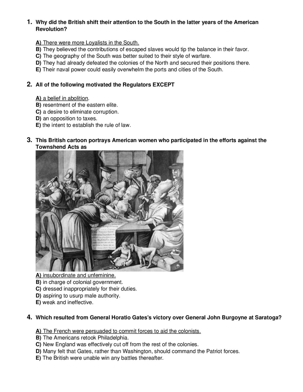 Final Exam with Solutions - Survey of American History I | HIUS 221 ...