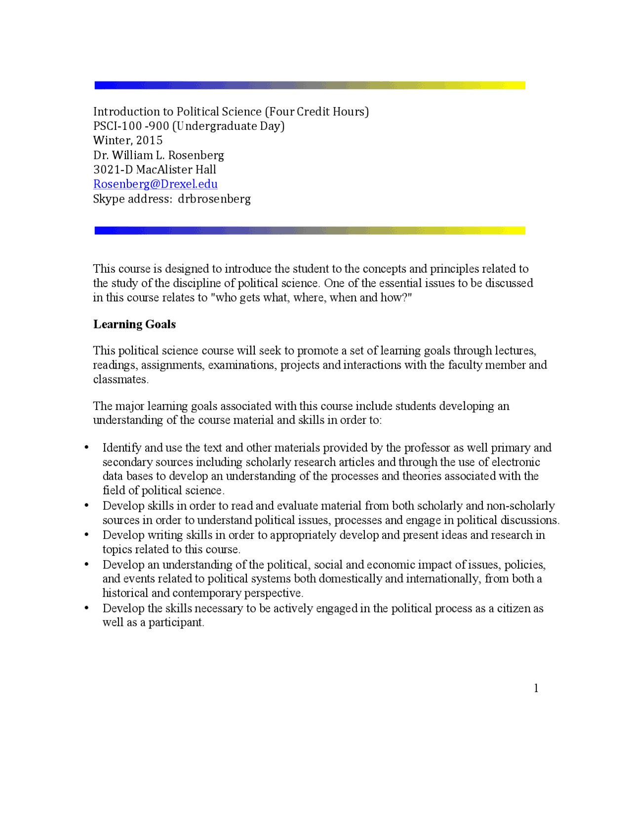 Monitoring Political Environment Introduction To Political Science