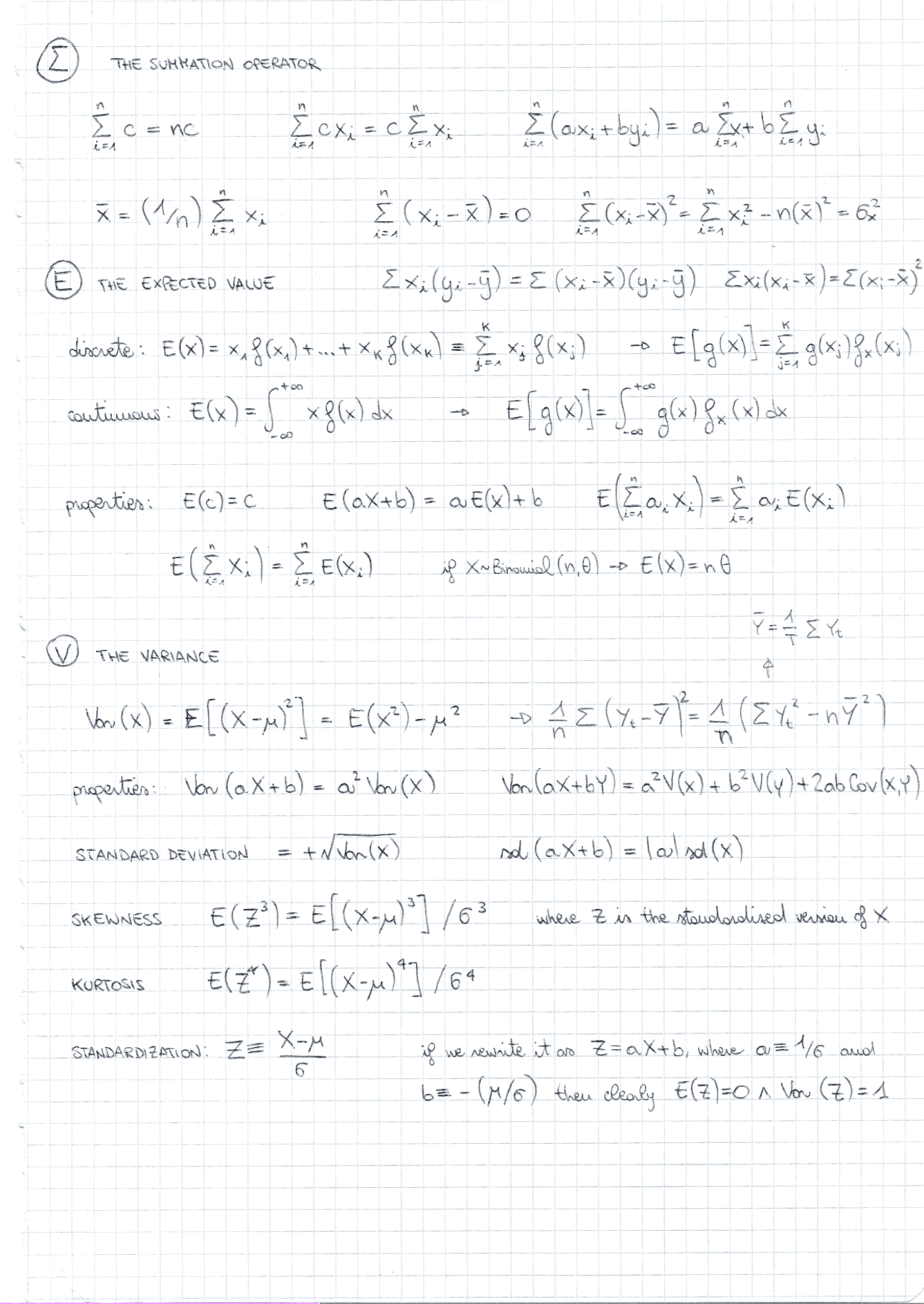 Formule Econometria Esercizi Di Econometria Docsity