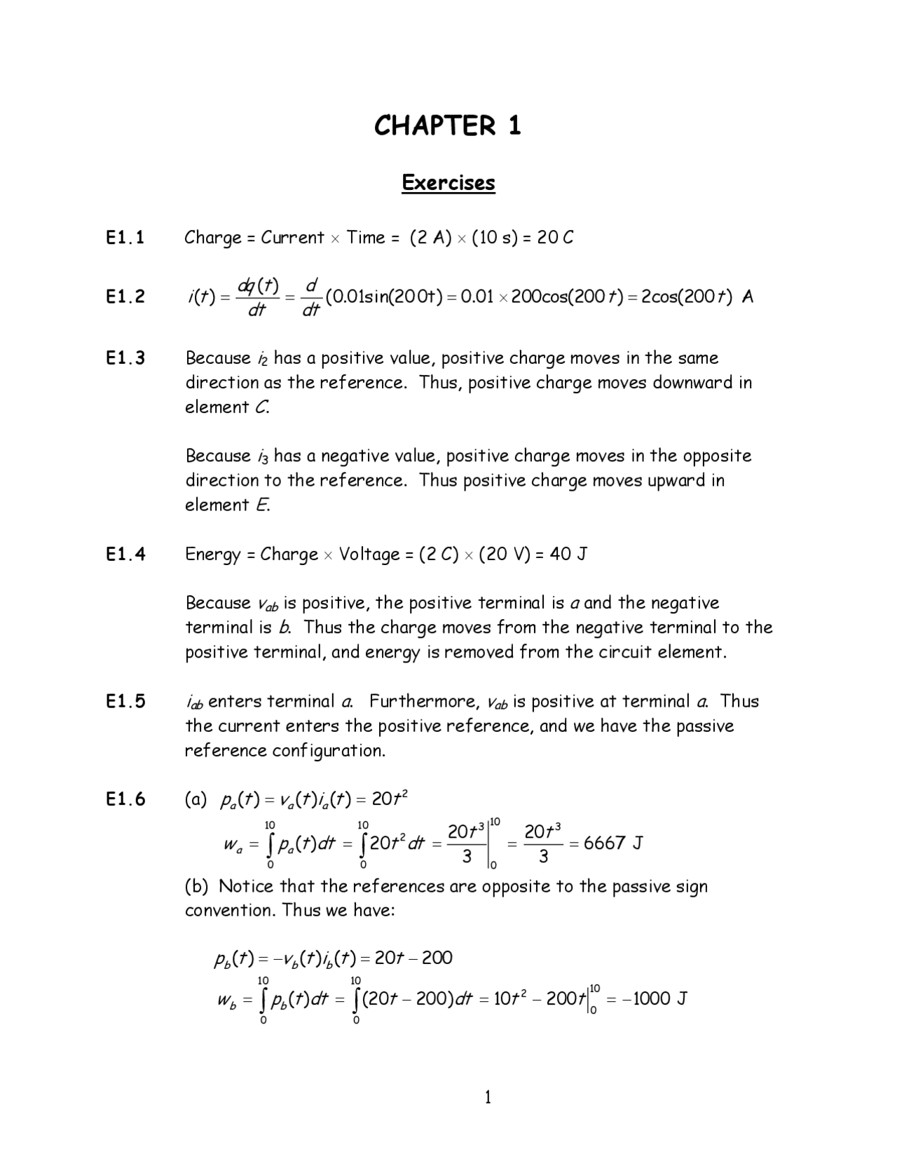 Solutions Manual for Introduction to Electrical Engineering | ECE 204 ...