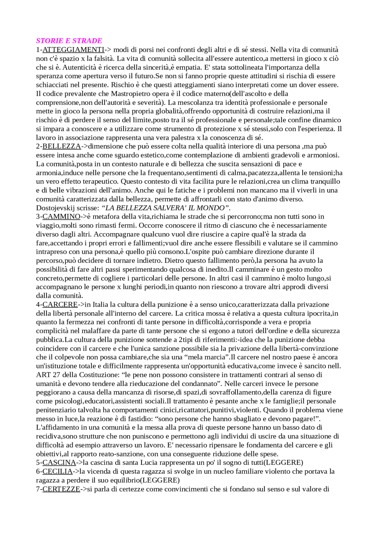 Riassunto Storie E Strade Docsity