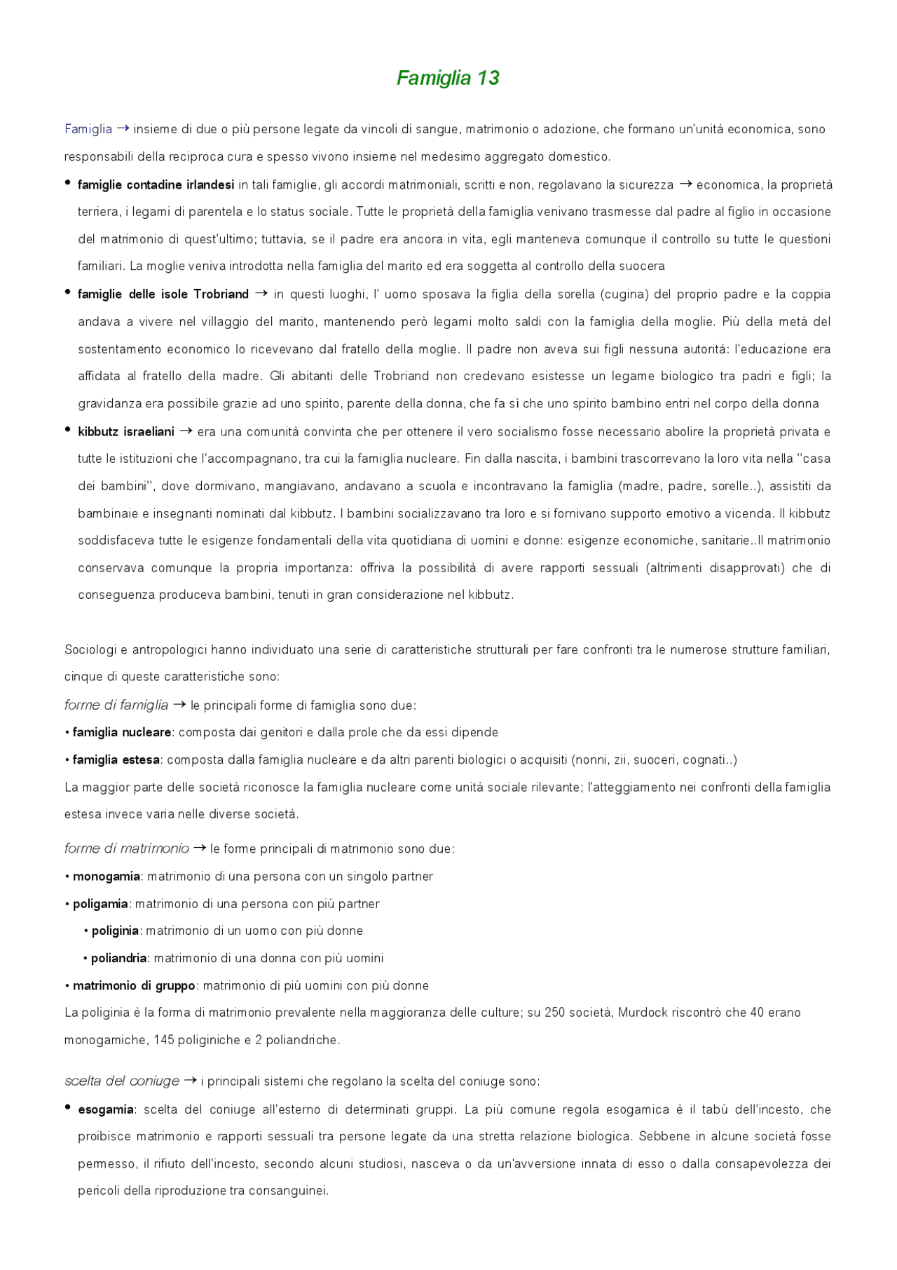 Riassunto Manuale Di Sociologia Smelser 13 17 Docsity