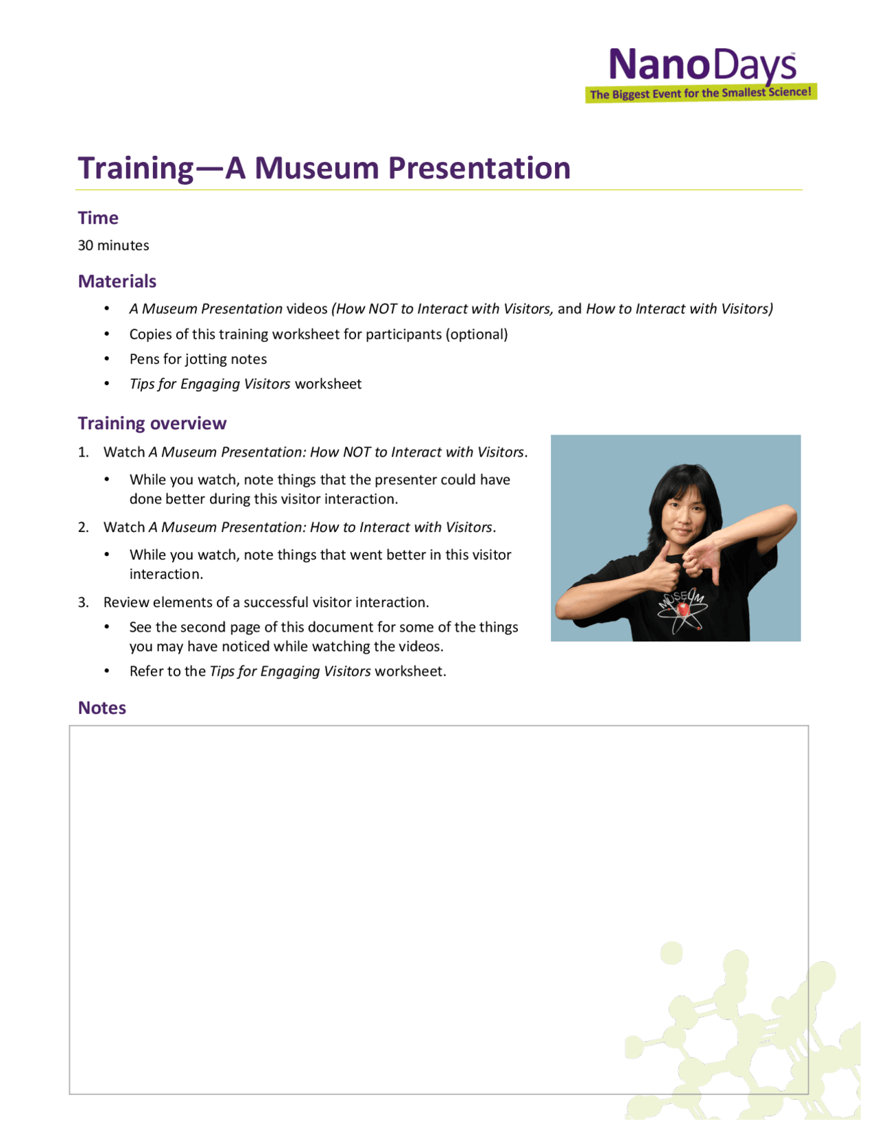 NISE - Training Video Guide - Notes | CIVC 101 - Docsity